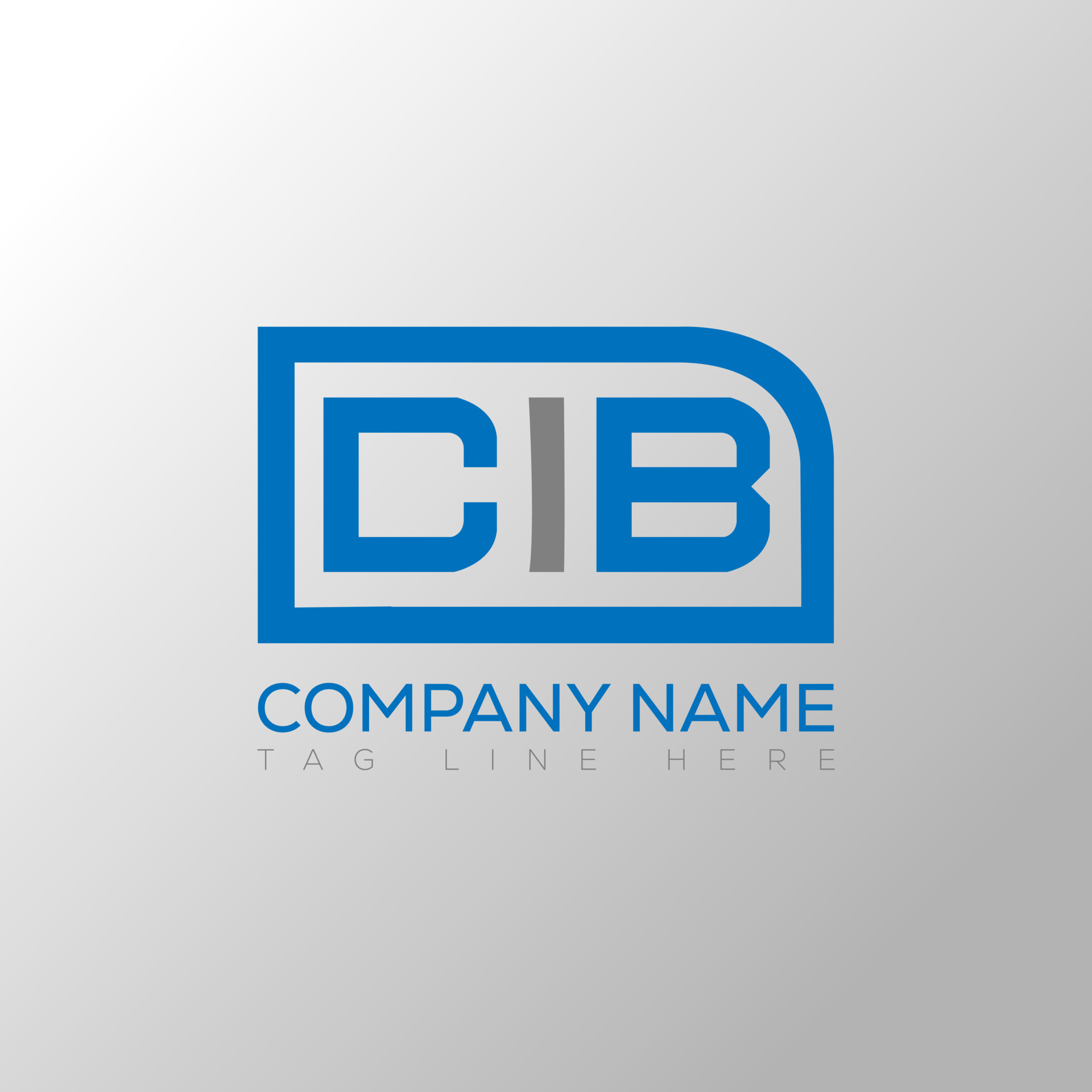 Cib Letter Logo Creative Design Cib Unique Design 20537960 Vector Art At Vecteezy