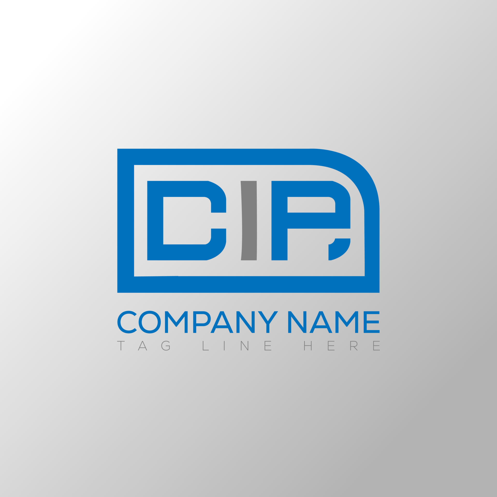 Cip Letter Logo Creative Design Cip Unique Design 20537994 Vector Art At Vecteezy