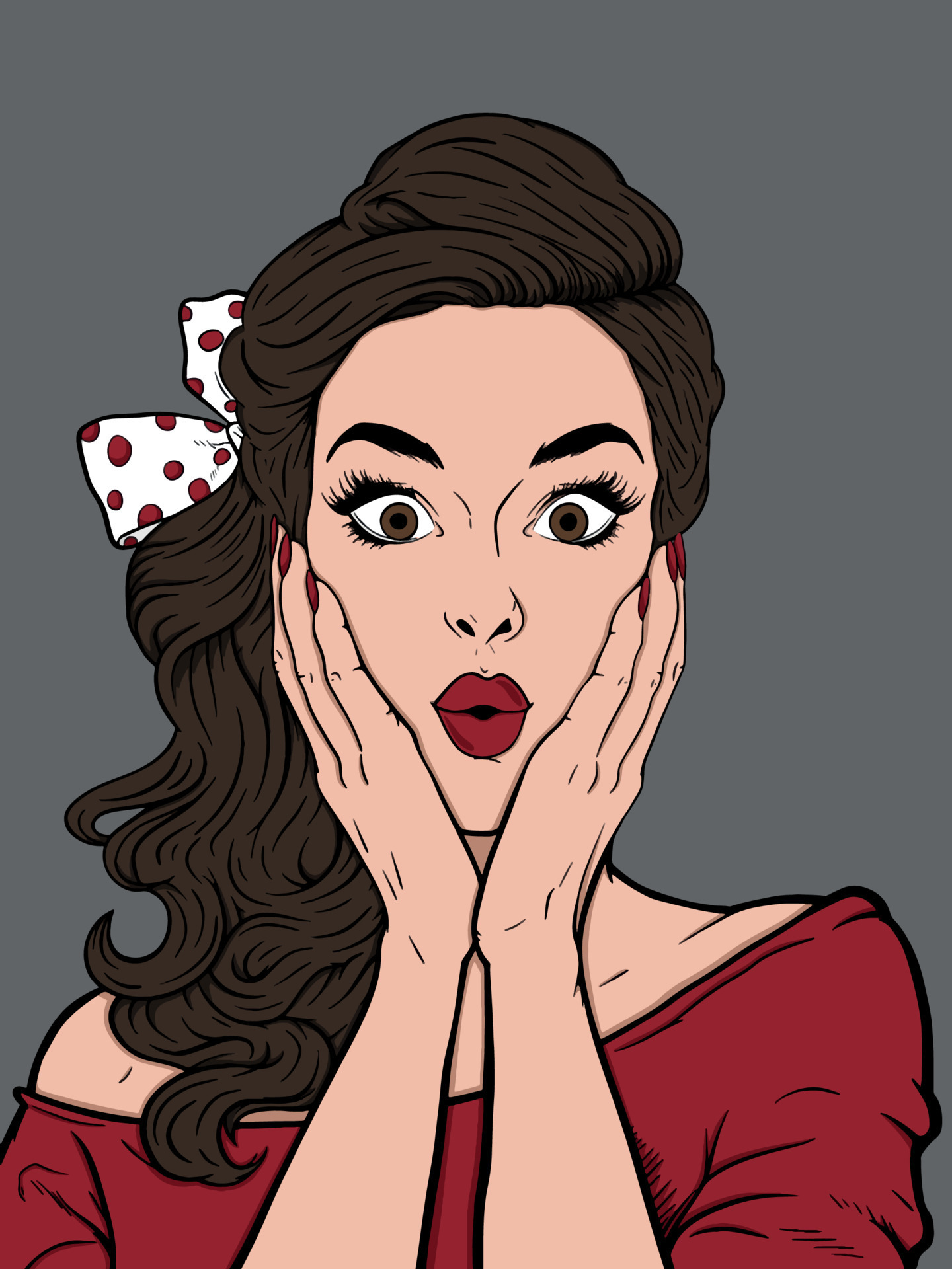 Illustration of pin up girl vector 20547687 Vector Art at Vecteezy Illustration of pin up girl vector 20547687 Vector Art at Vecteezy