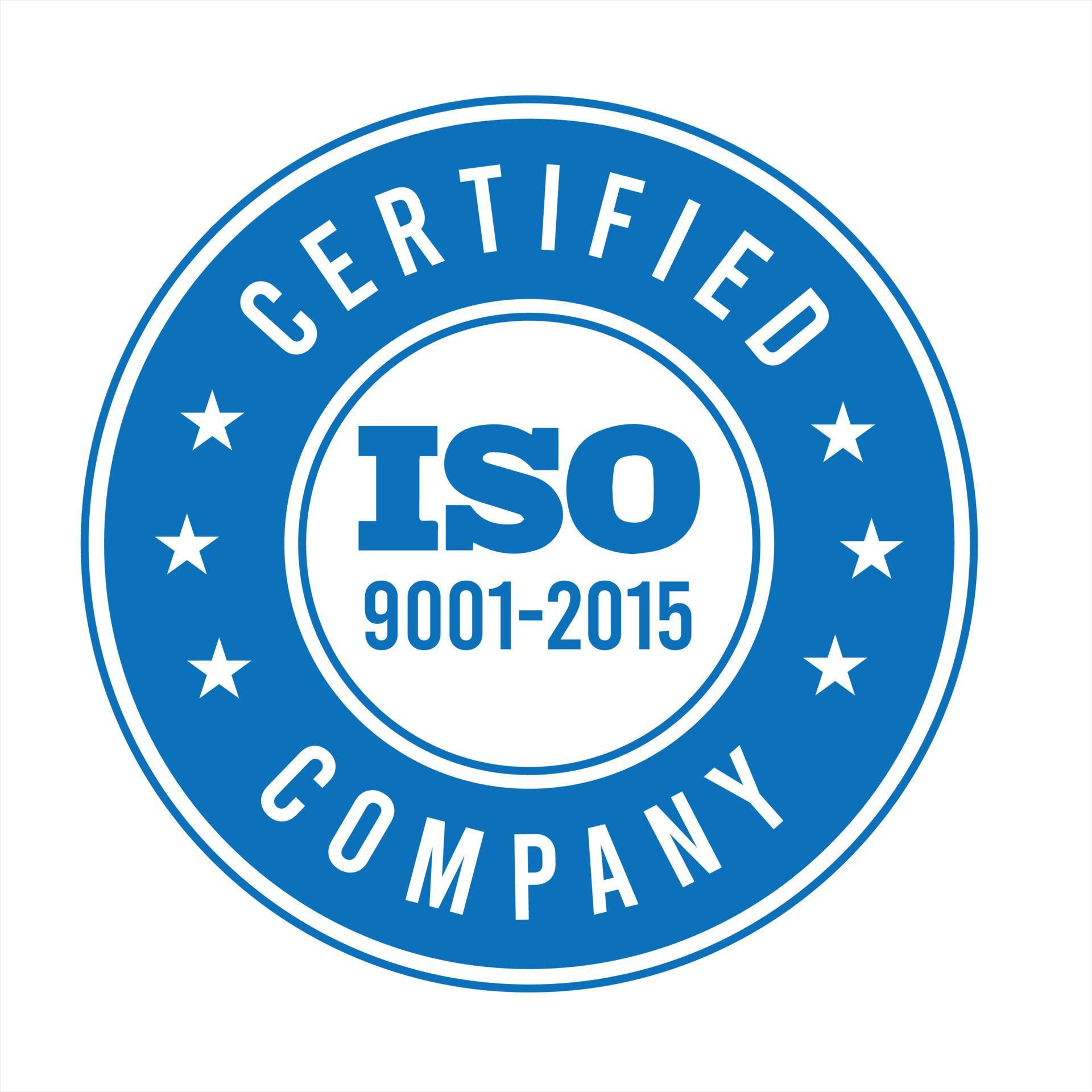 Iso certification . iso 90012015 logo . iso 9000 certification Premium Vector 20548436 Vector ...