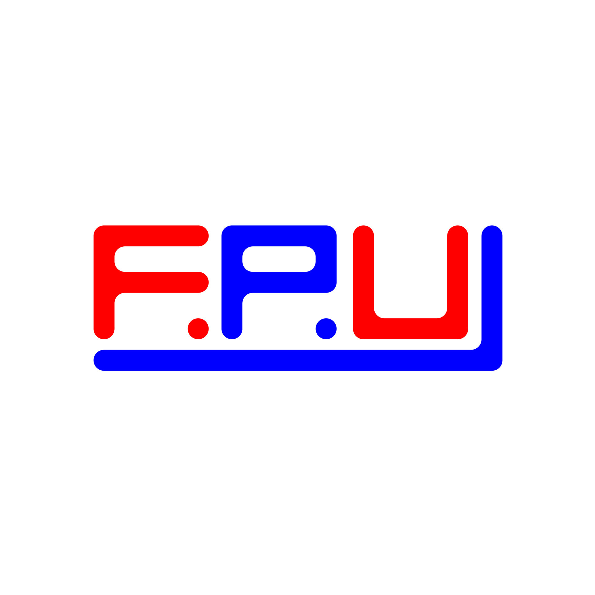 Fpu Letra Logo Creativo Diseño Con Vector Gráfico Fpu Sencillo Y Moderno Logo 20548968 Vector