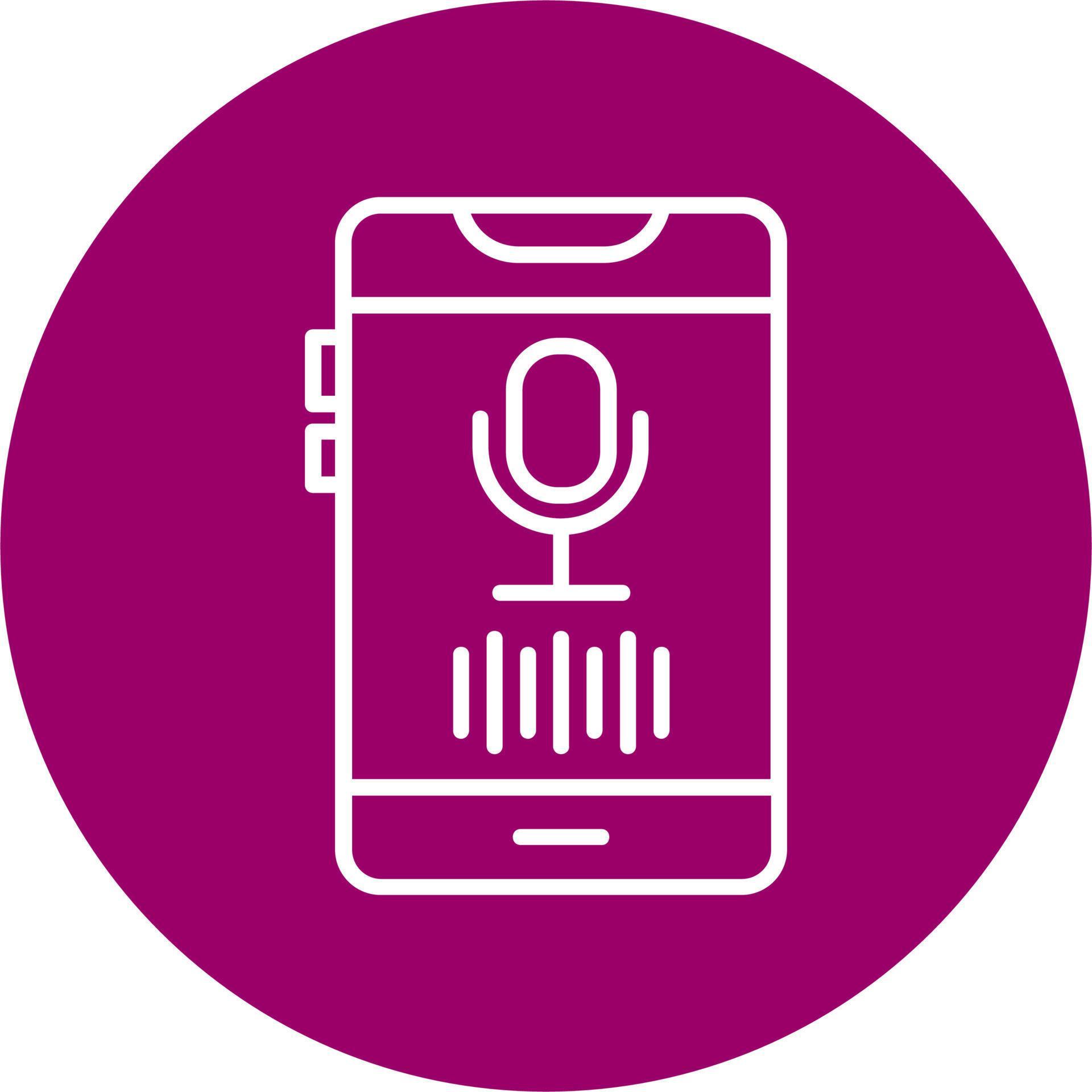 Voice Assistant Vector Icon 20550376 Vector Art At Vecteezy