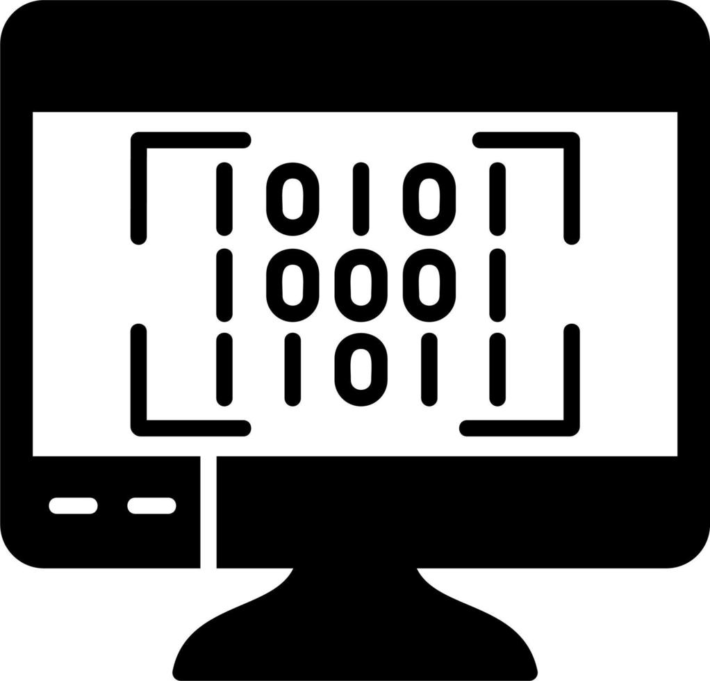 Binary Code Vector Icon 20551116 Vector Art At Vecteezy
