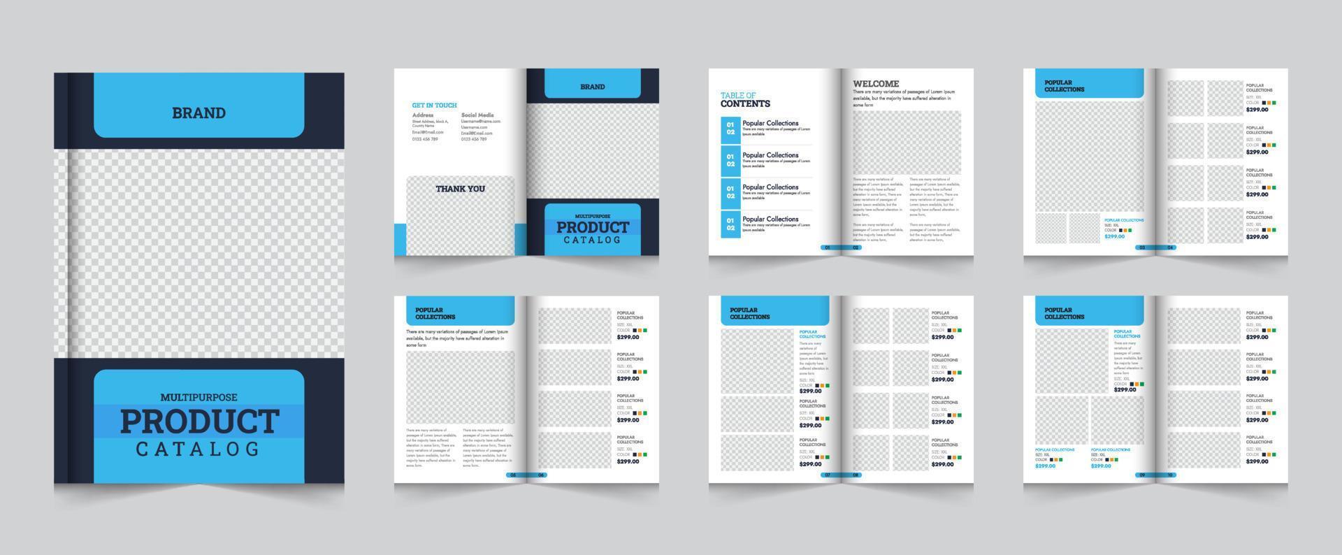 Multipurpose Creative Product Catalog Layout Template, modern minimal ... Multipurpose Creative Product Catalog Layout Template, modern minimal ...