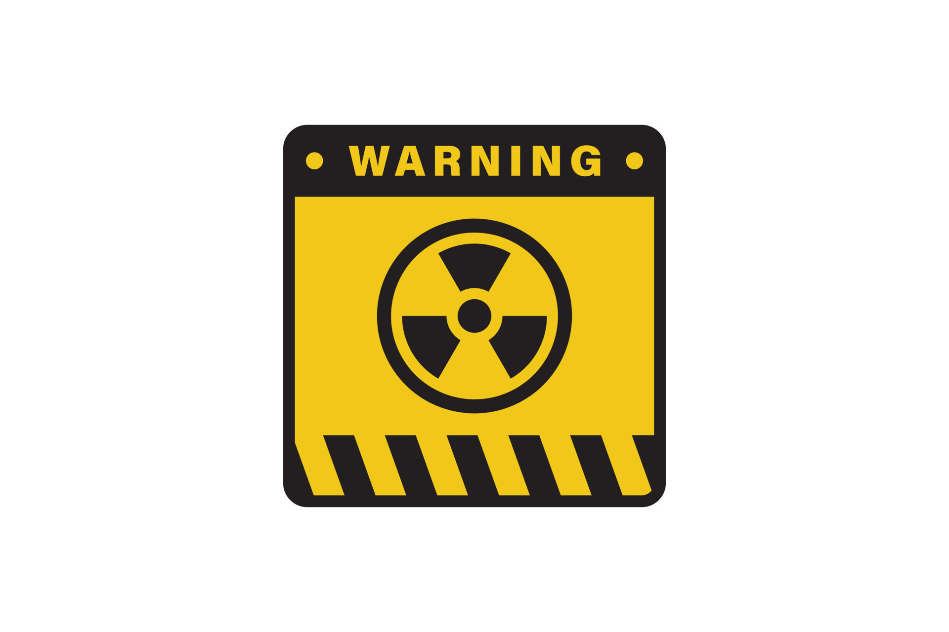 Nuclear radiation warning sign icon vector design 20552382 Vector Art ... Nuclear radiation warning sign icon vector design 20552382 Vector Art ...