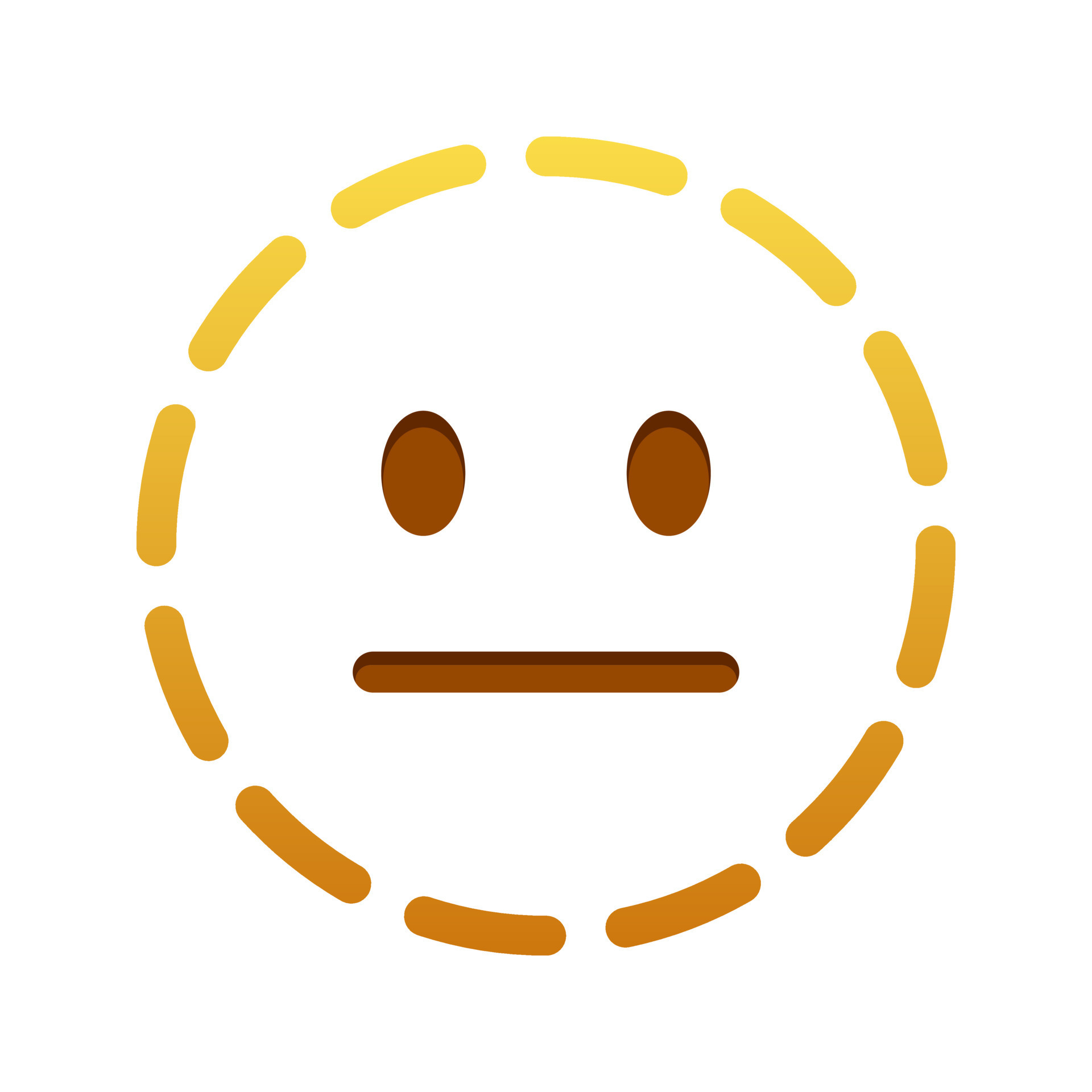 Neutral Face Emoticon