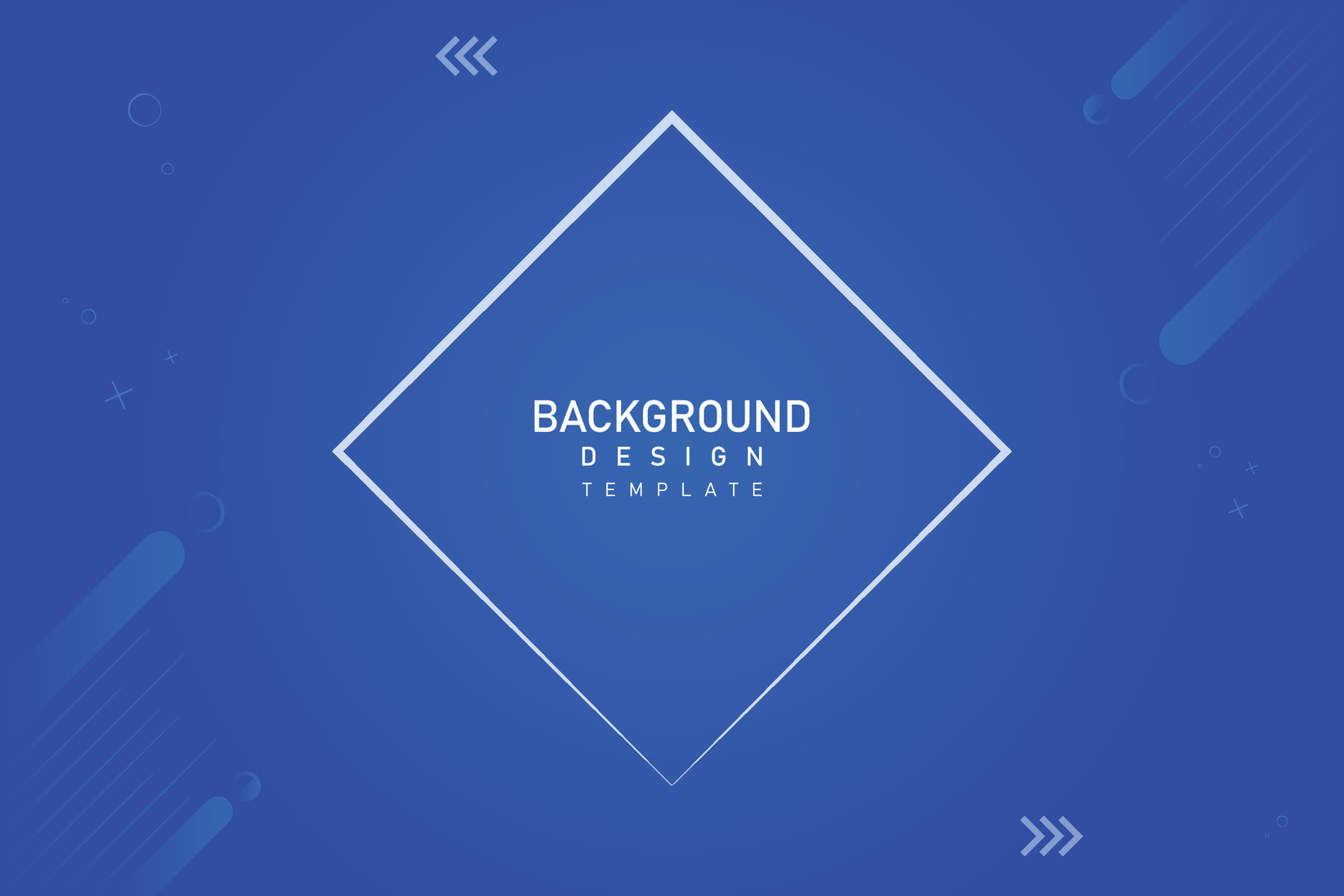 Abstract Blue Gradient Dynamic Lines Background Design Template
