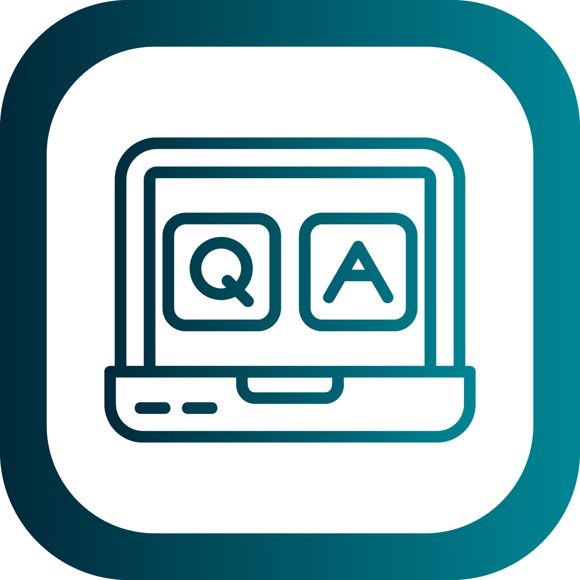 QA Vector Icon Design 20560735 Vector Art at Vecteezy QA Vector Icon Design 20560735 Vector Art at Vecteezy