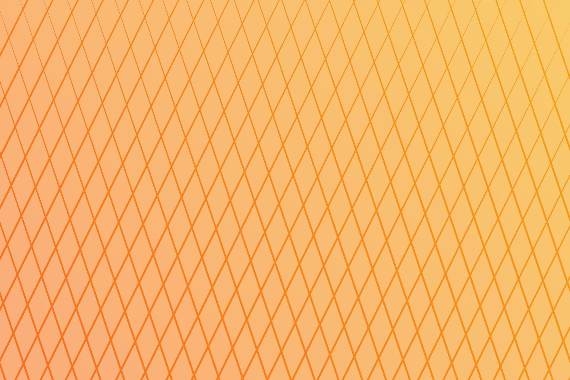 Pattern With Geometric Elements In Yellow Orange Tones Abstract