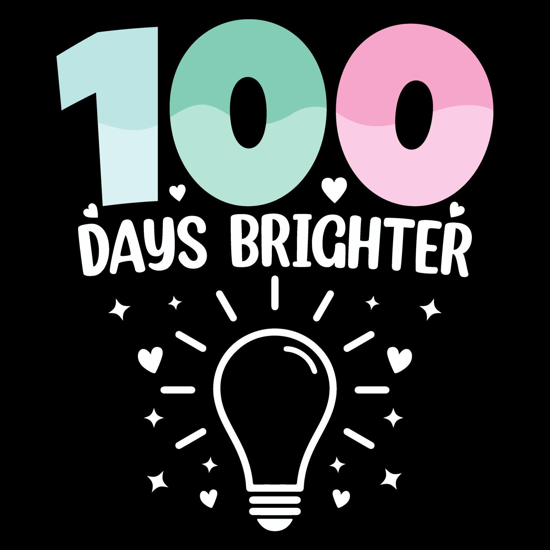 100th Days Of School Free Hundred Days T Shirt Design Free 100th Days