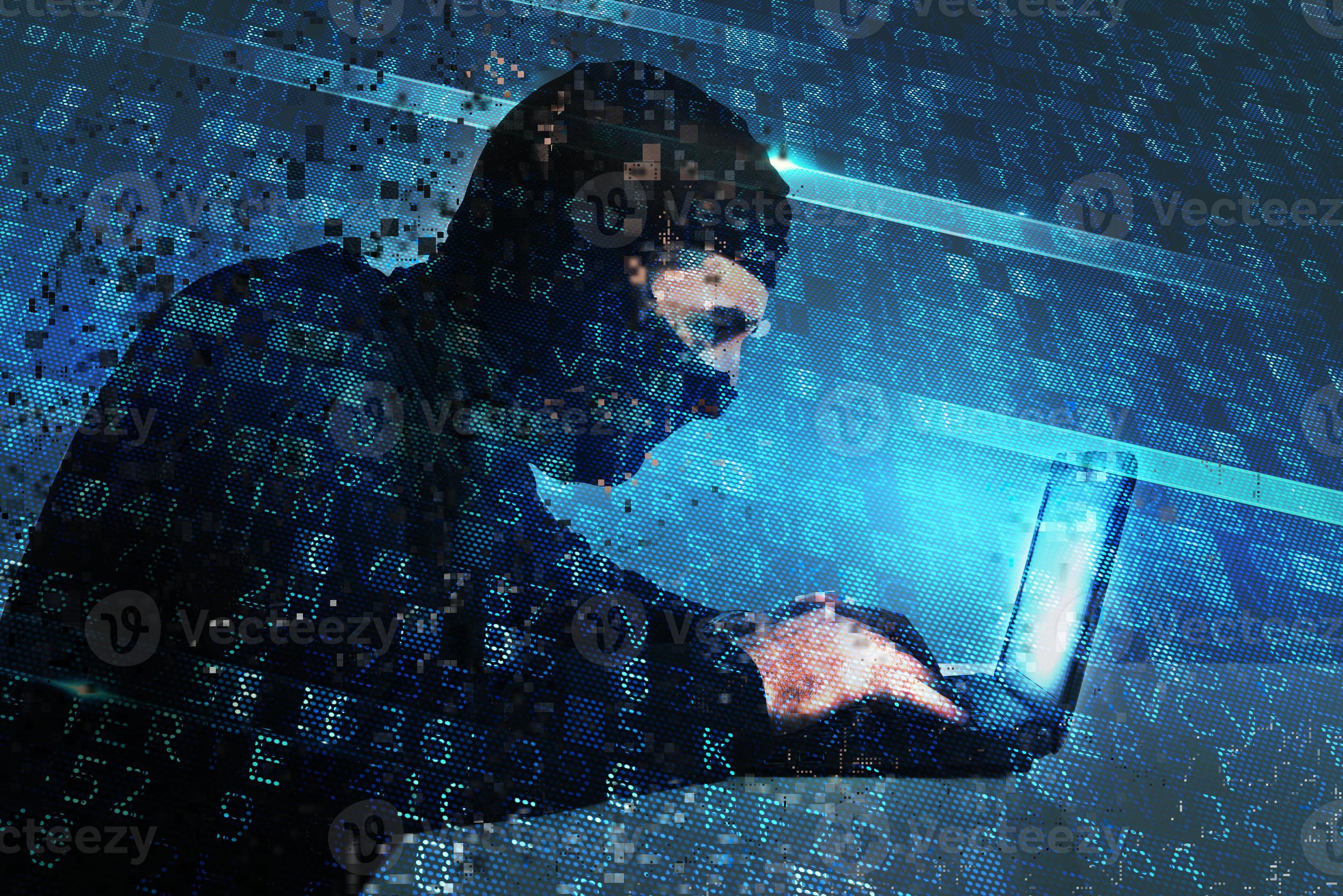 Hacker Creates A Backdoor Access On A Computer Concept Of Internet