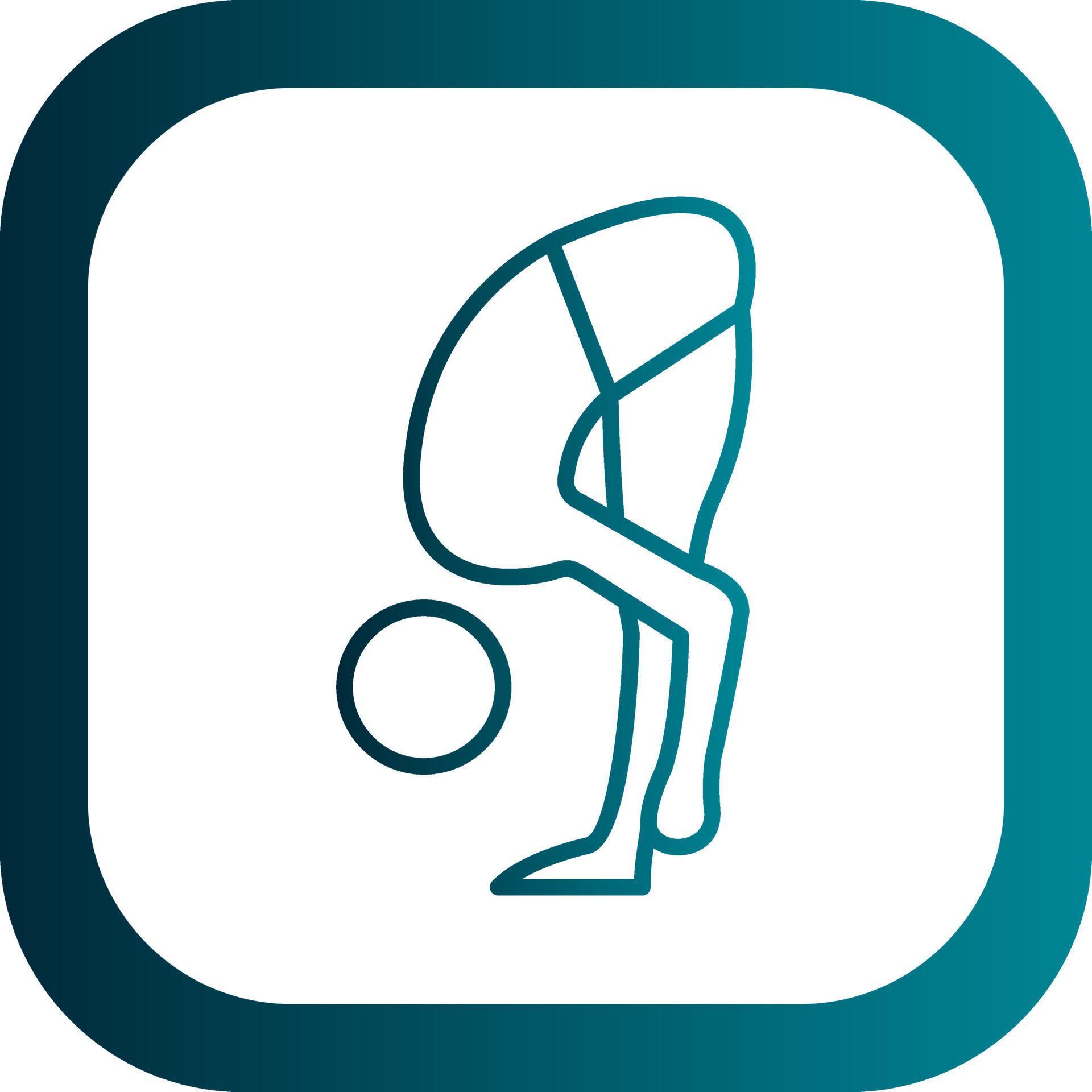 Forward Bend Pose Vector Icon Design 20572852 Vector Art at Vecteezy