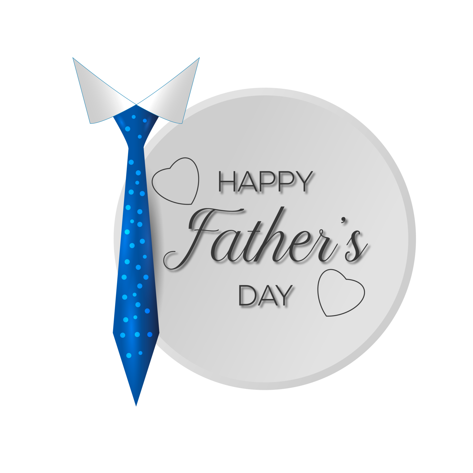 Happy Fathers Day Design With Tie Mustache And Heart 20574041 Png