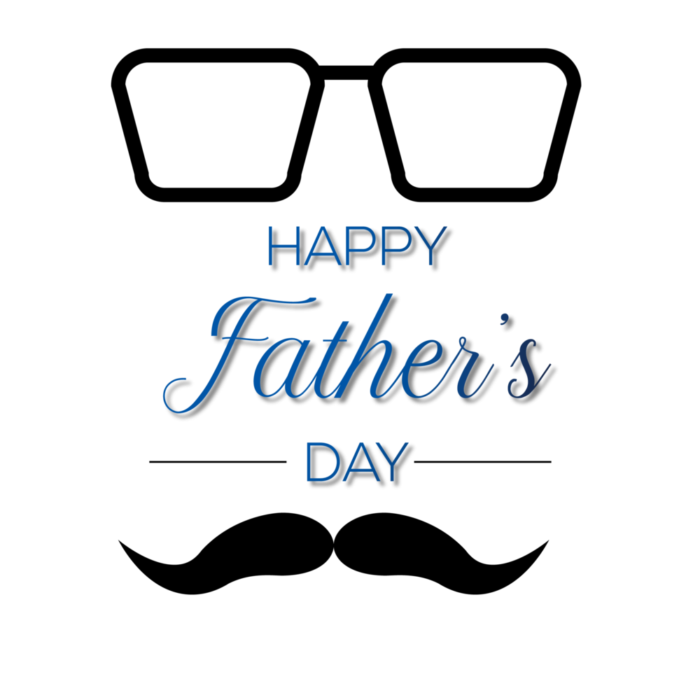 Modern Happy Fathers Day Attractive Design 20574443 Png