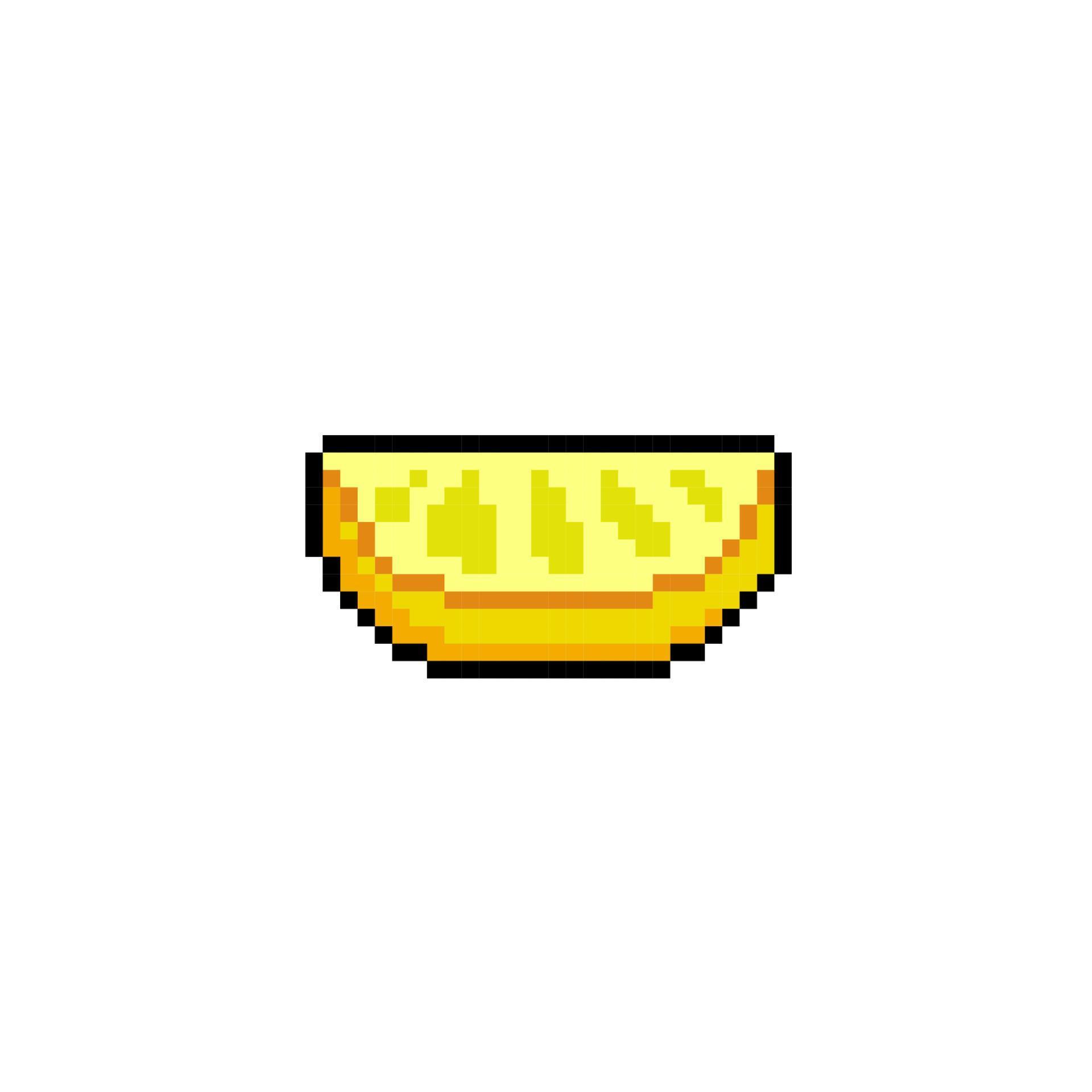 slice of lemon in pixel art style 20577110 Vector Art at Vecteezy