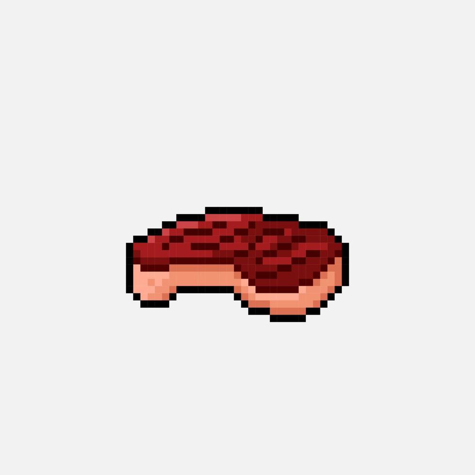 beef meat in pixel art style 20577571 Vector Art at Vecteezy