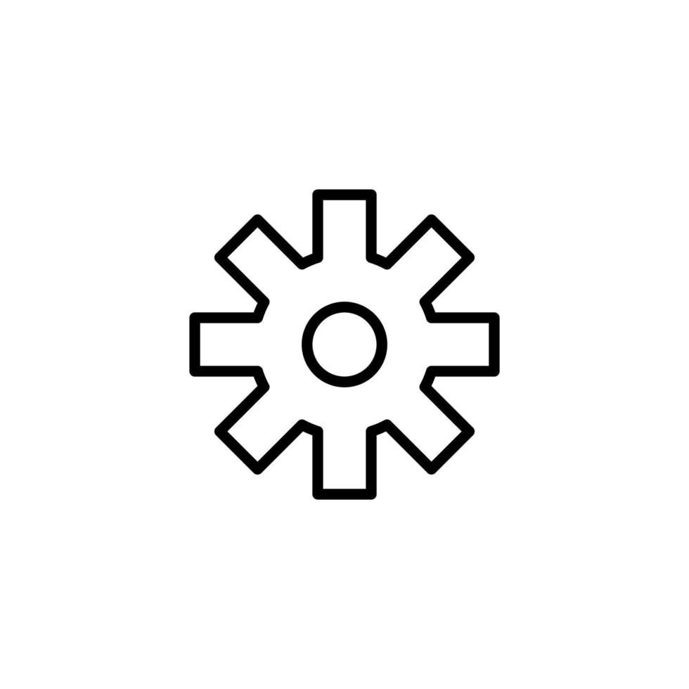 Gear icon with outline style 20579537 Vector Art at Vecteezy Gear icon with outline style 20579537 Vector Art at Vecteezy