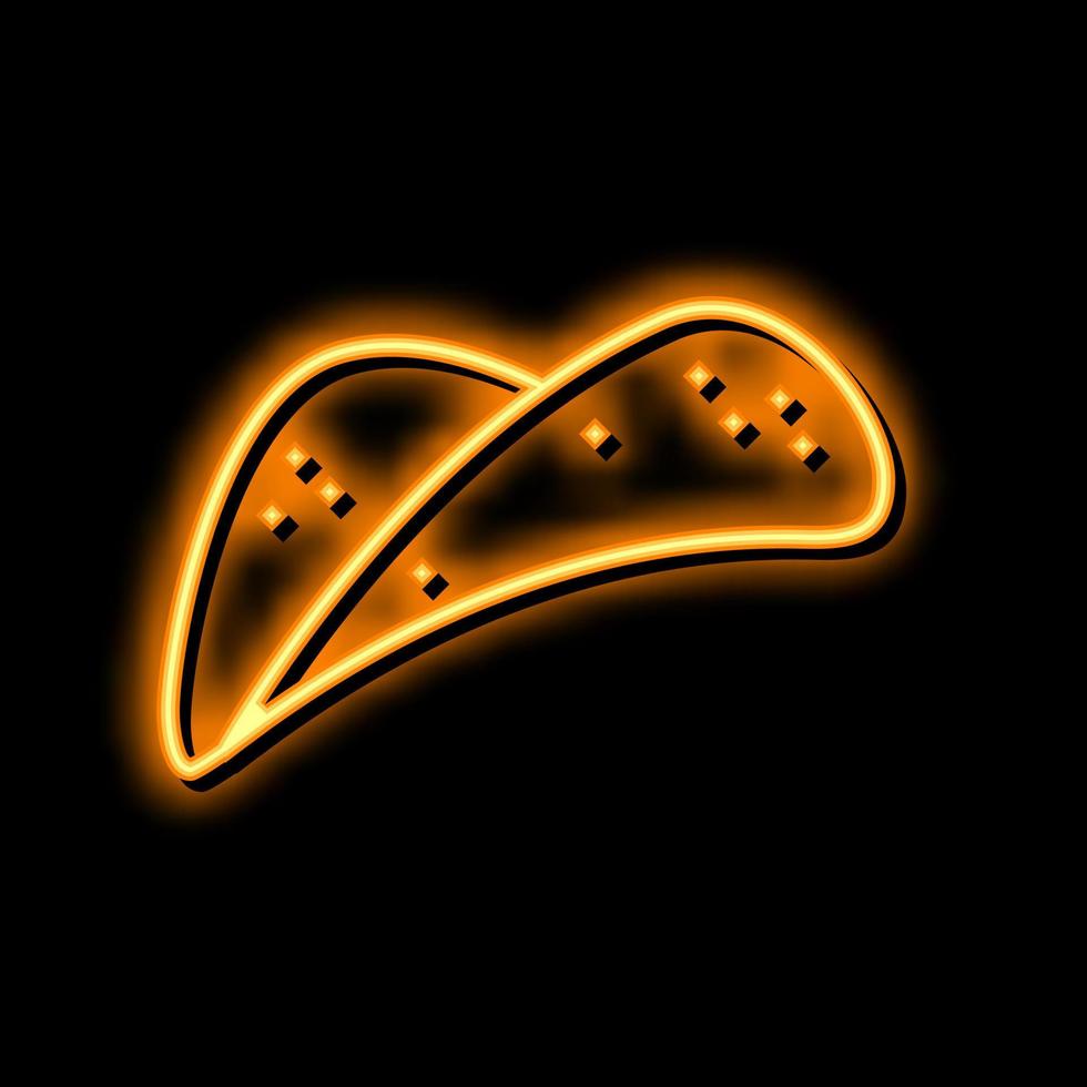Chip Potato Vegetable Neon Glow Icon Illustration 20581161 Vector Art At Vecteezy