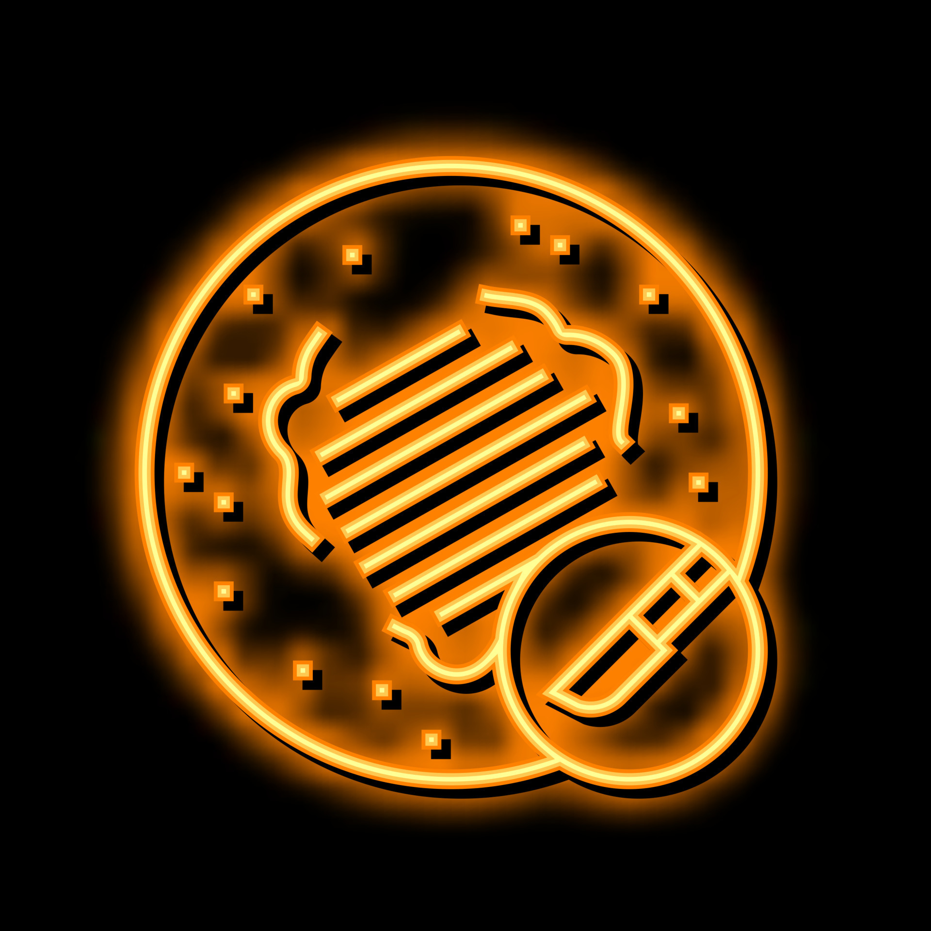 shave excision mole removal neon glow icon illustration 20581919 Vector ... shave excision mole removal neon glow icon illustration 20581919 Vector ...
