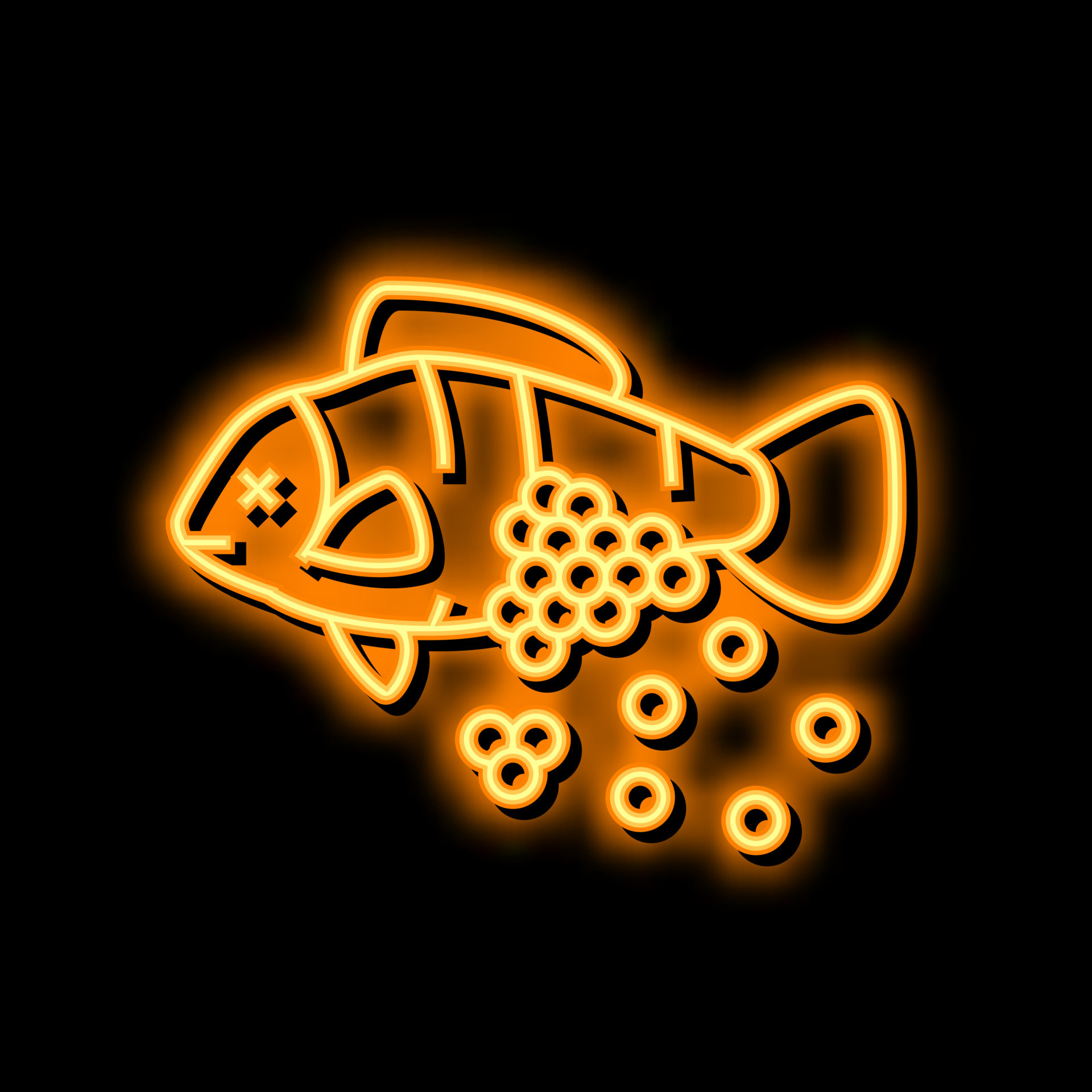 plastic microbeads in fish neon glow icon illustration 20581936 Vector ... plastic microbeads in fish neon glow icon illustration 20581936 Vector ...
