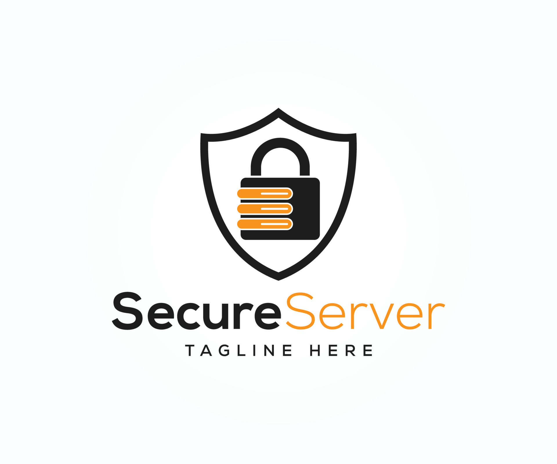Secure Server Logo Design Vector Template 20582660 Vector Art At Vecteezy