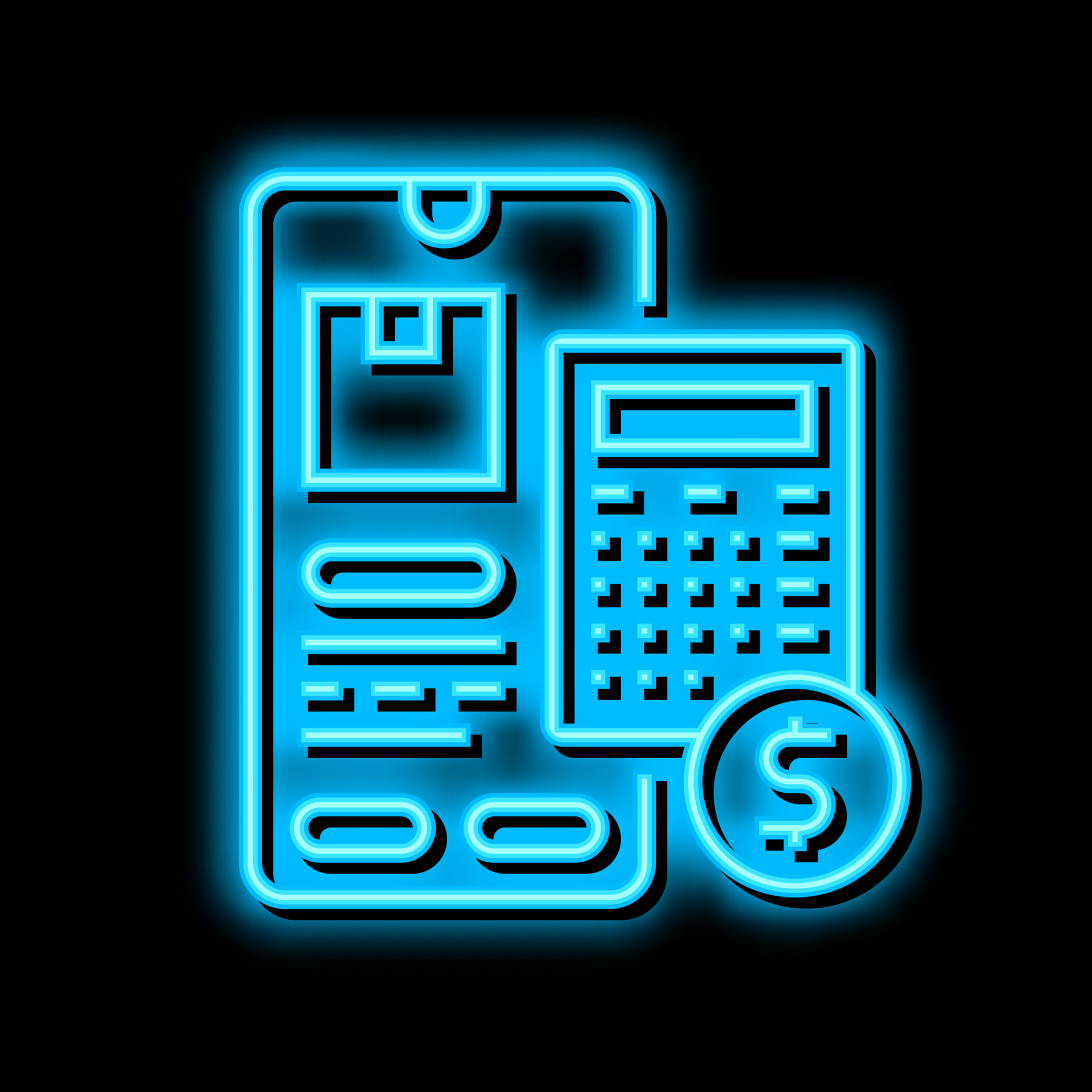 shipping calculator neon glow icon illustration 20585976 Vector Art at ... shipping calculator neon glow icon illustration 20585976 Vector Art at ...