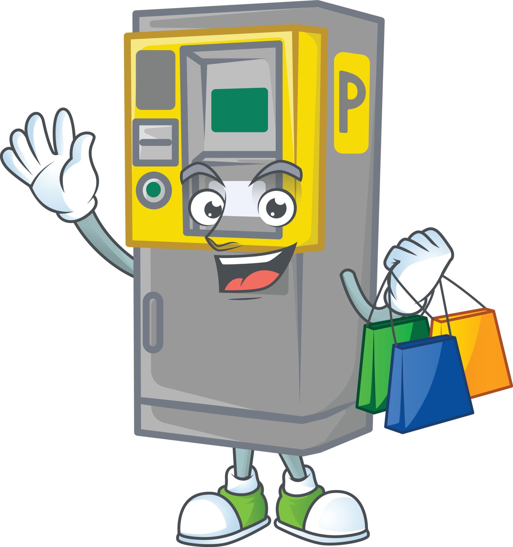 Parking ticket machine icon design 20586657 Vector Art at Vecteezy