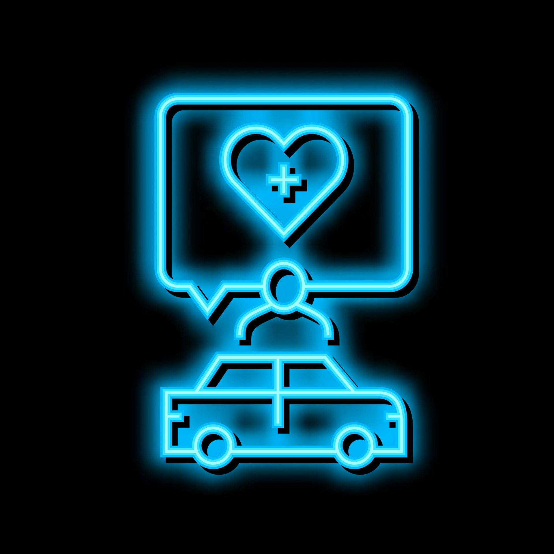 Medical Driving Conditions Neon Glow Icon Illustration 20587949 Vector medical-driving-conditions-neon-glow-icon-illustration-20587949-vector