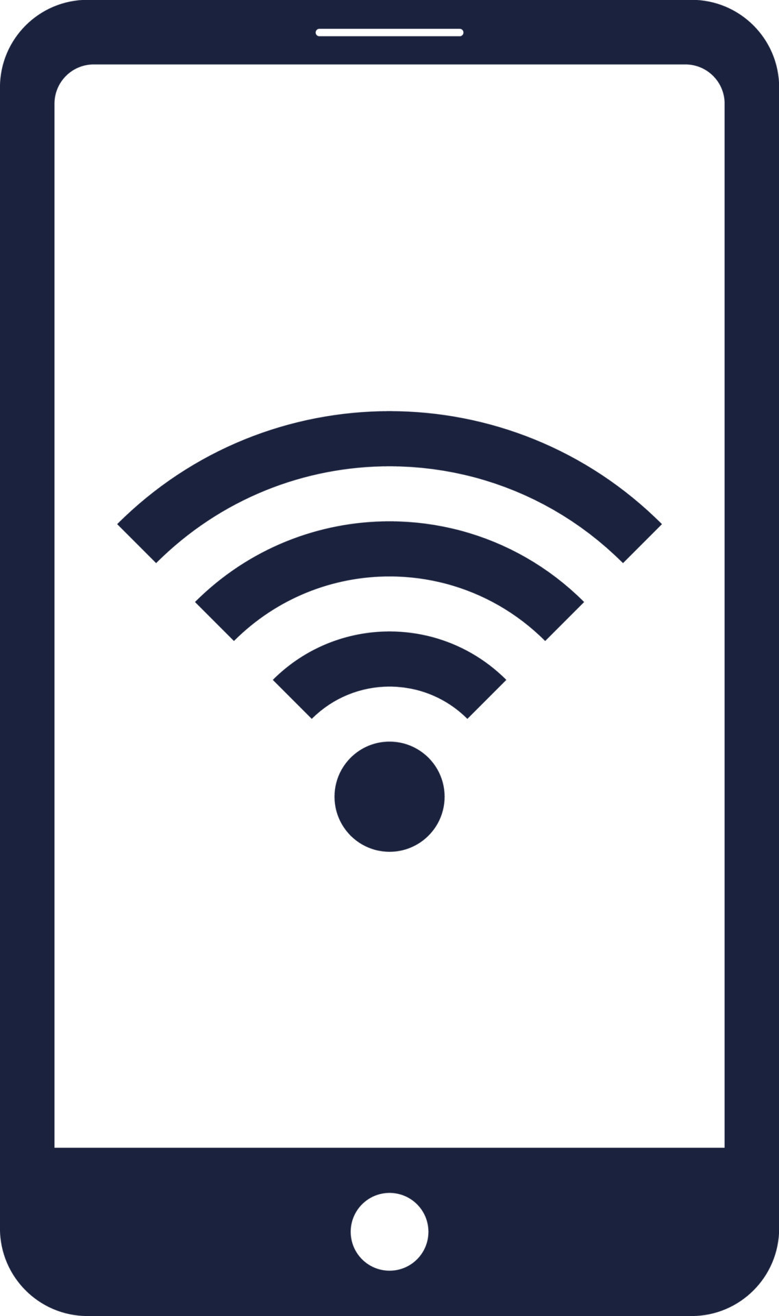 smartphone and wifi icon. Internet and network. Vector. 20589456 Vector ...