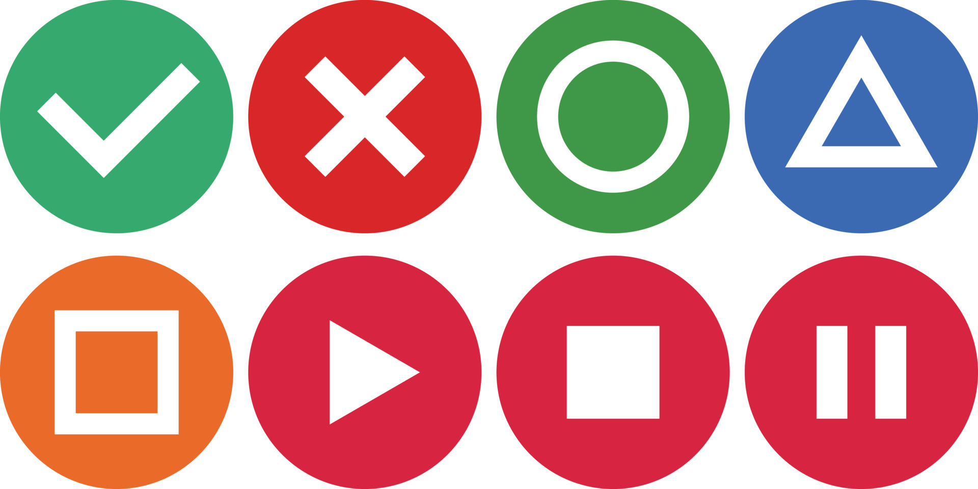 A set of icons of various symbols. Colorful and versatile. 20589526 ...