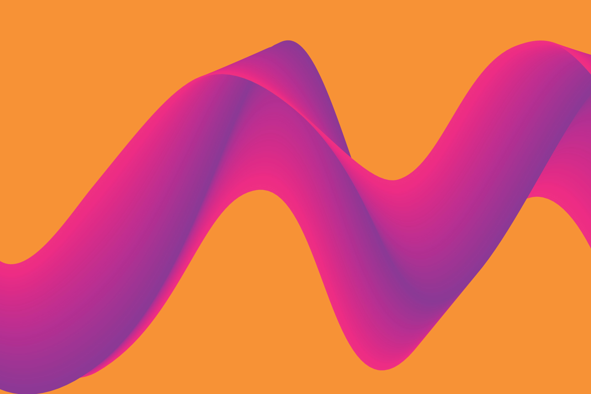 Abstract pink wave on orange background. abstract wave background for ...