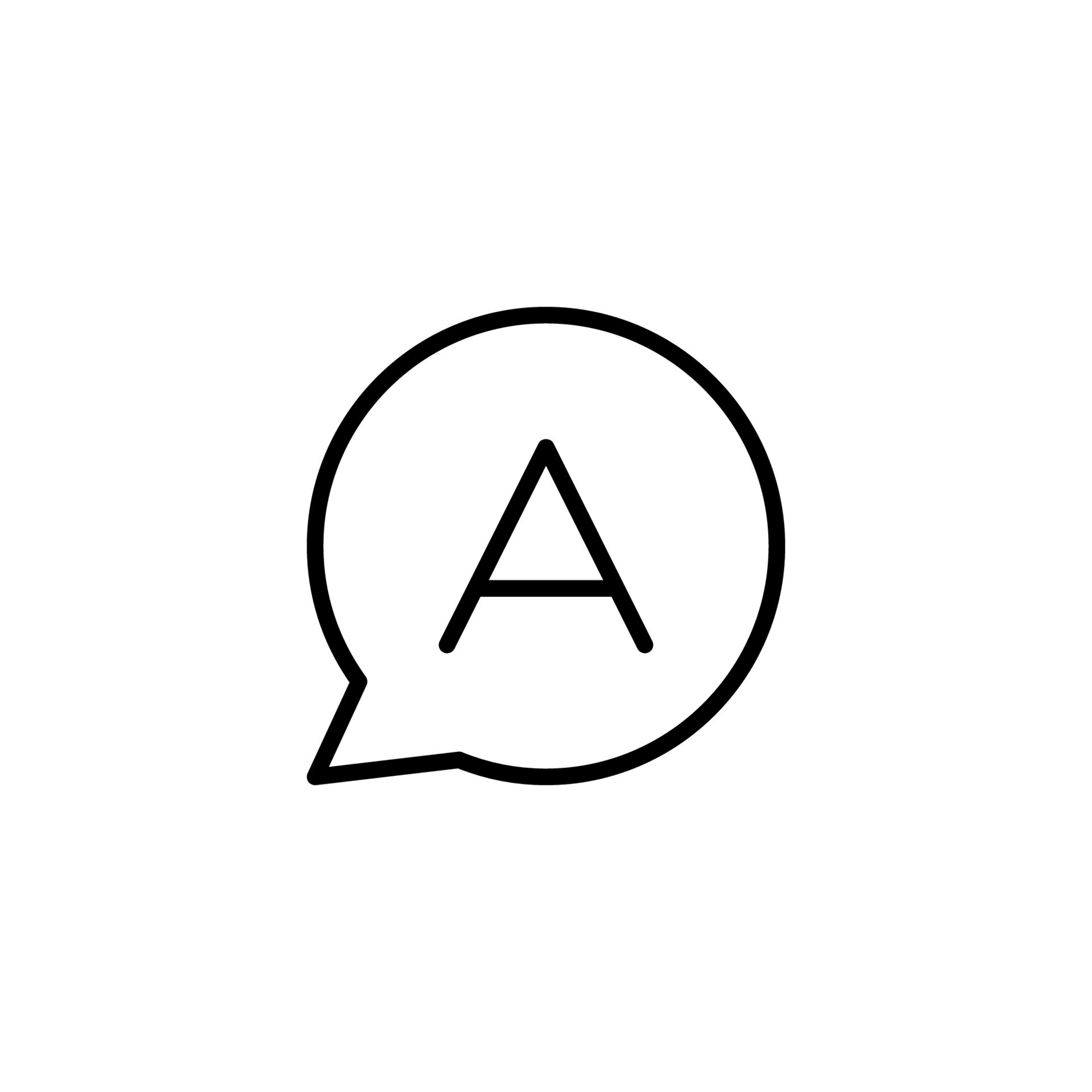 Message notification icon with outline style 20592006 Vector Art at ...