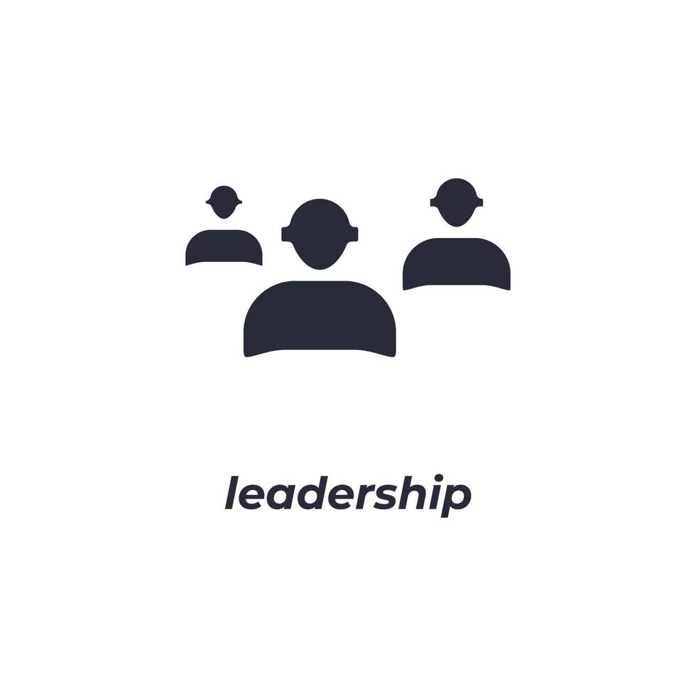 Vector sign leadership symbol is isolated on a white background. icon ... Vector sign leadership symbol is isolated on a white background. icon ...
