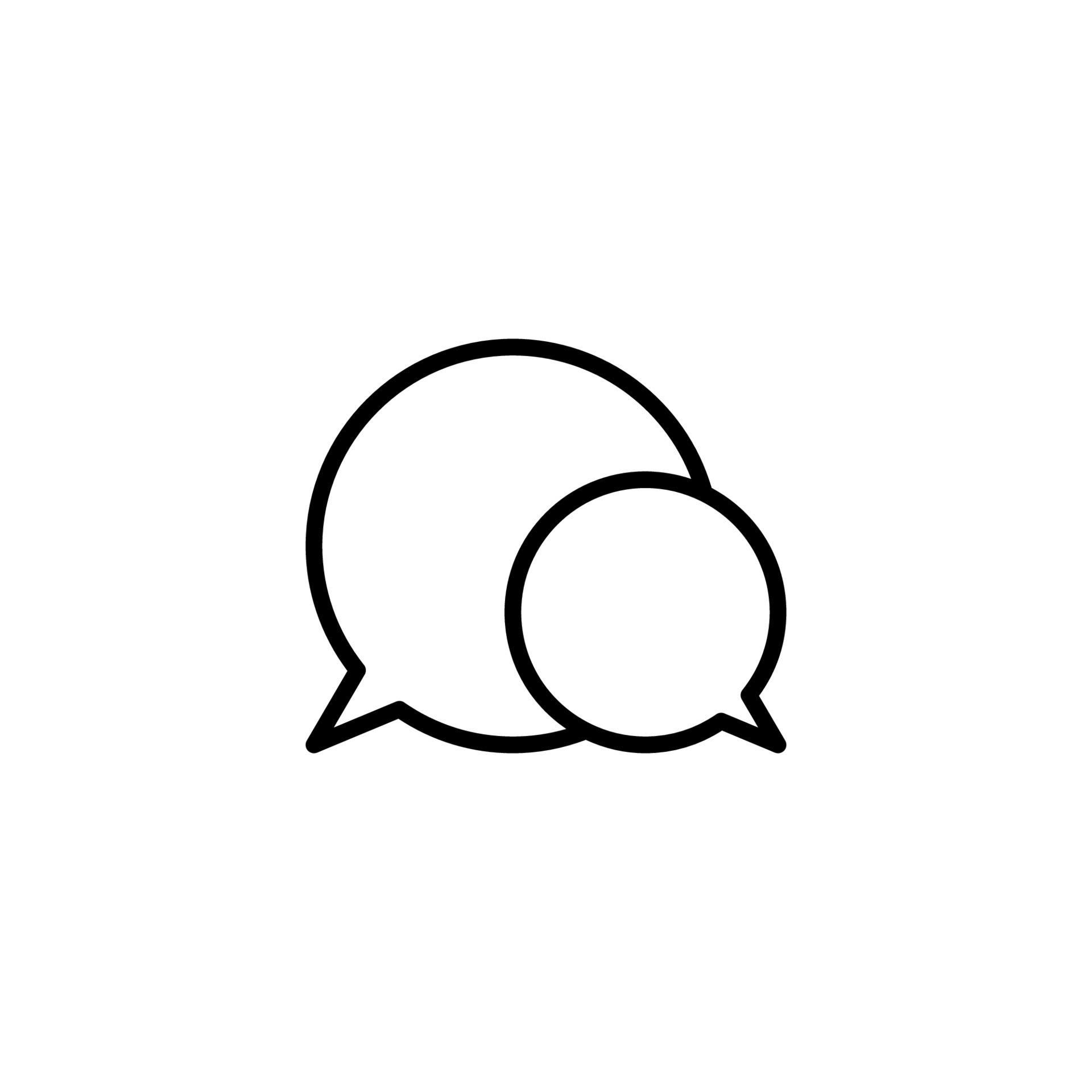 Message icon with outline style 20595480 Vector Art at Vecteezy