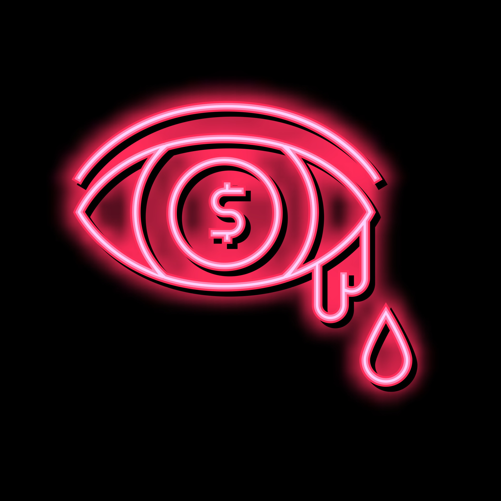 money tears poverty problem neon glow icon illustration 20596371 Vector ... money tears poverty problem neon glow icon illustration 20596371 Vector ...