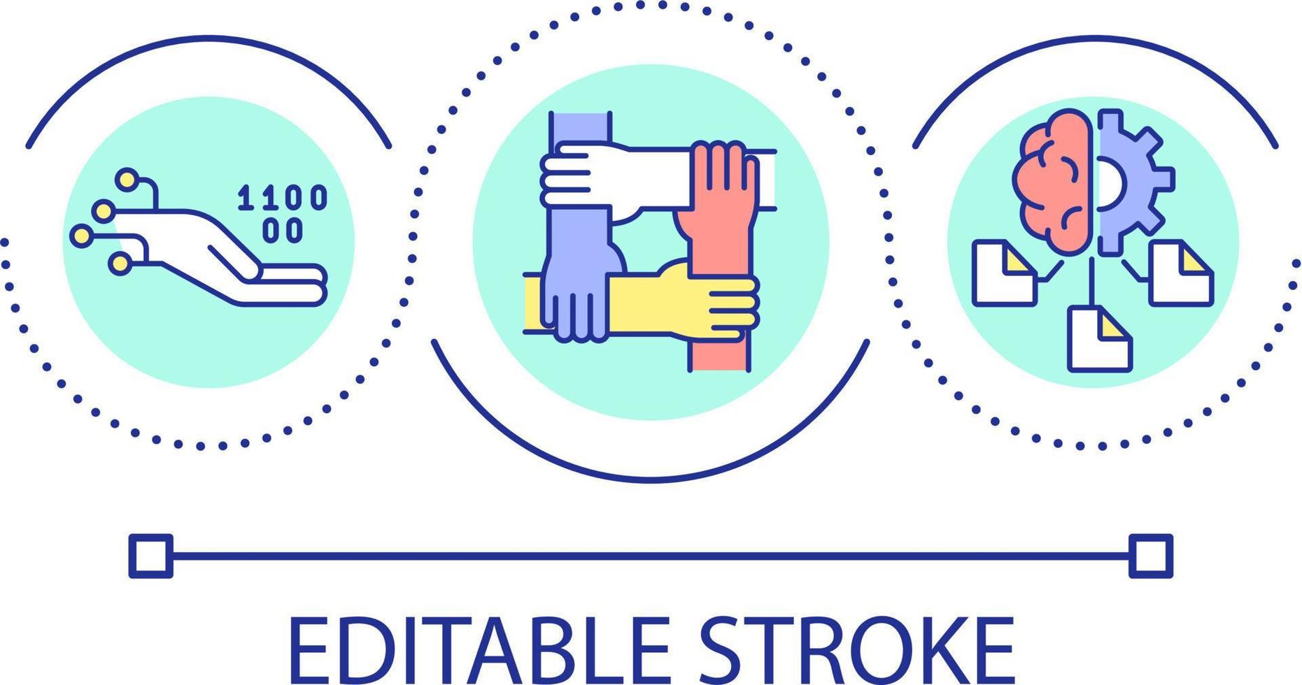 Programming Language Community Support Loop Concept Icon Building Software And Application