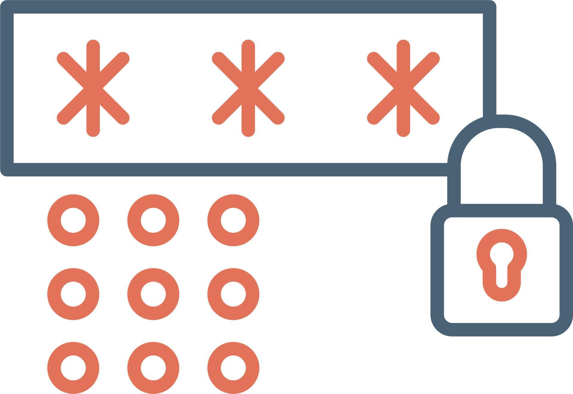 Passcode Vector Icon 20605400 Vector Art at Vecteezy