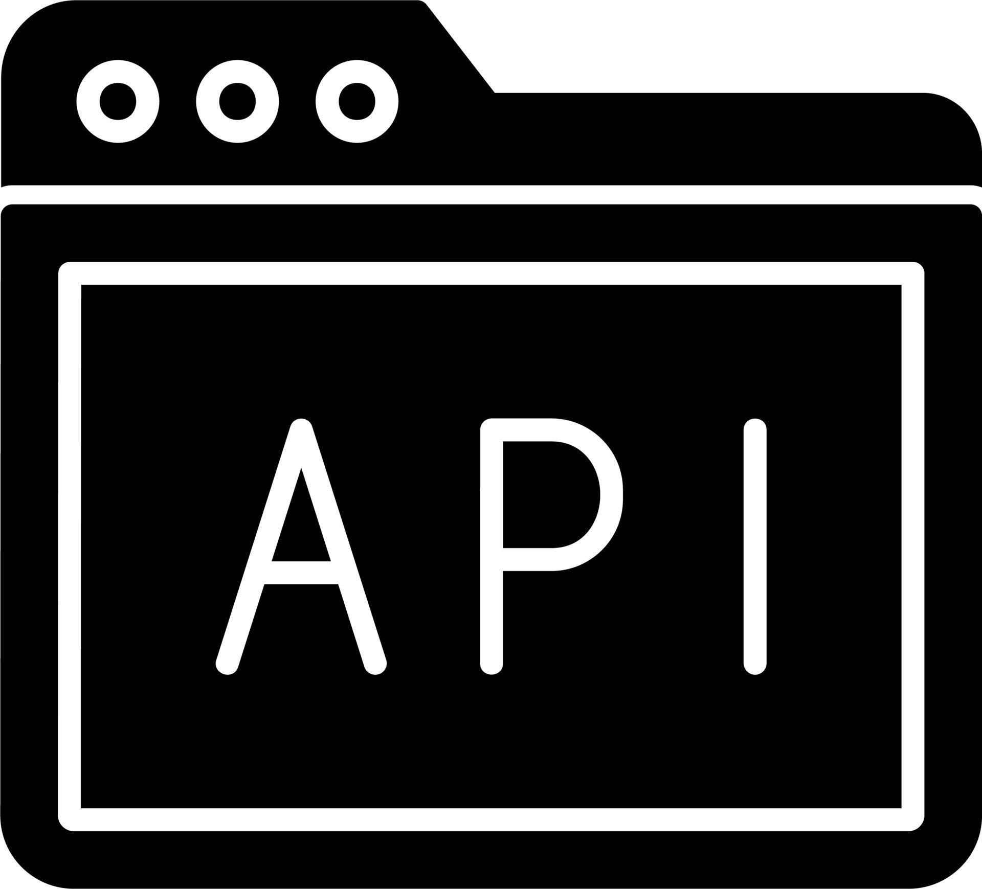 Api Vector Icon 20607208 Vector Art at Vecteezy