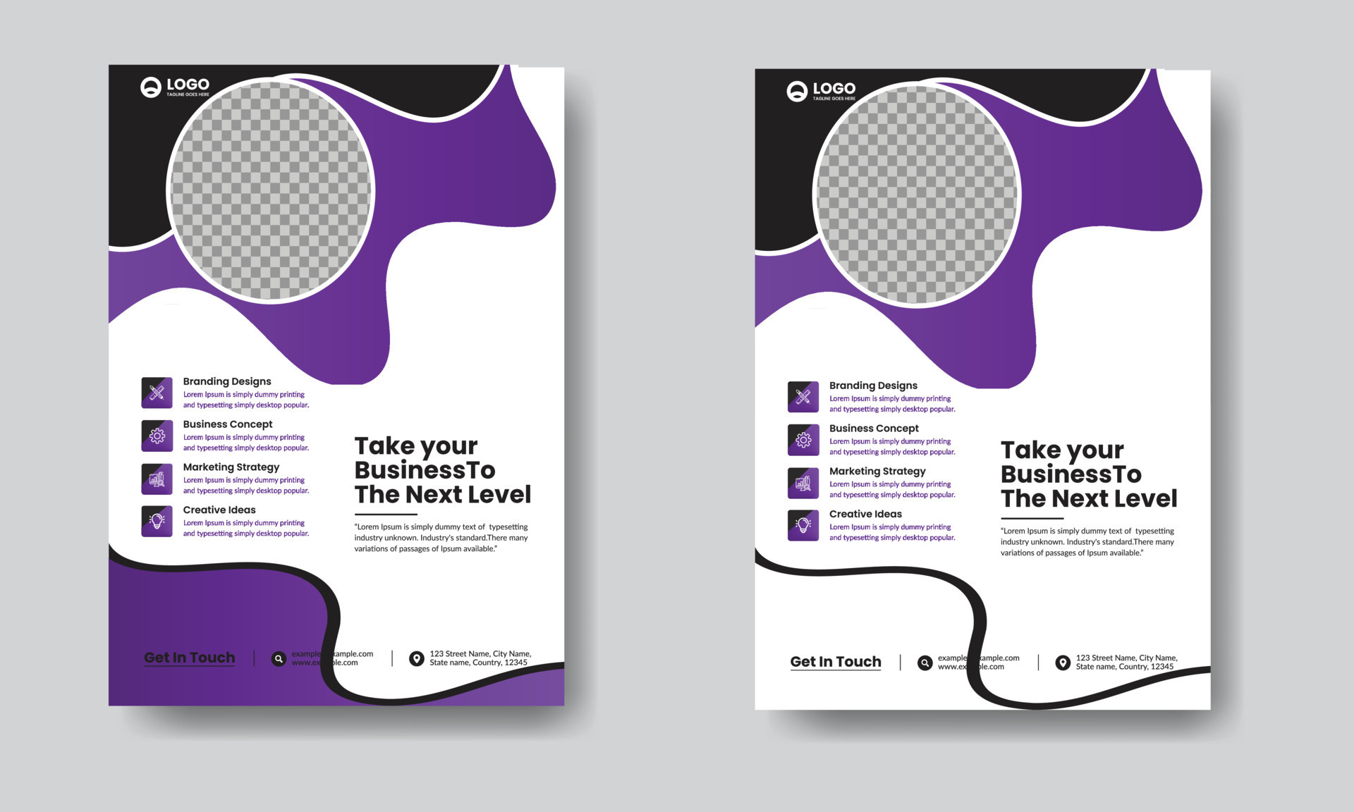 Circle Graphic Design Layout