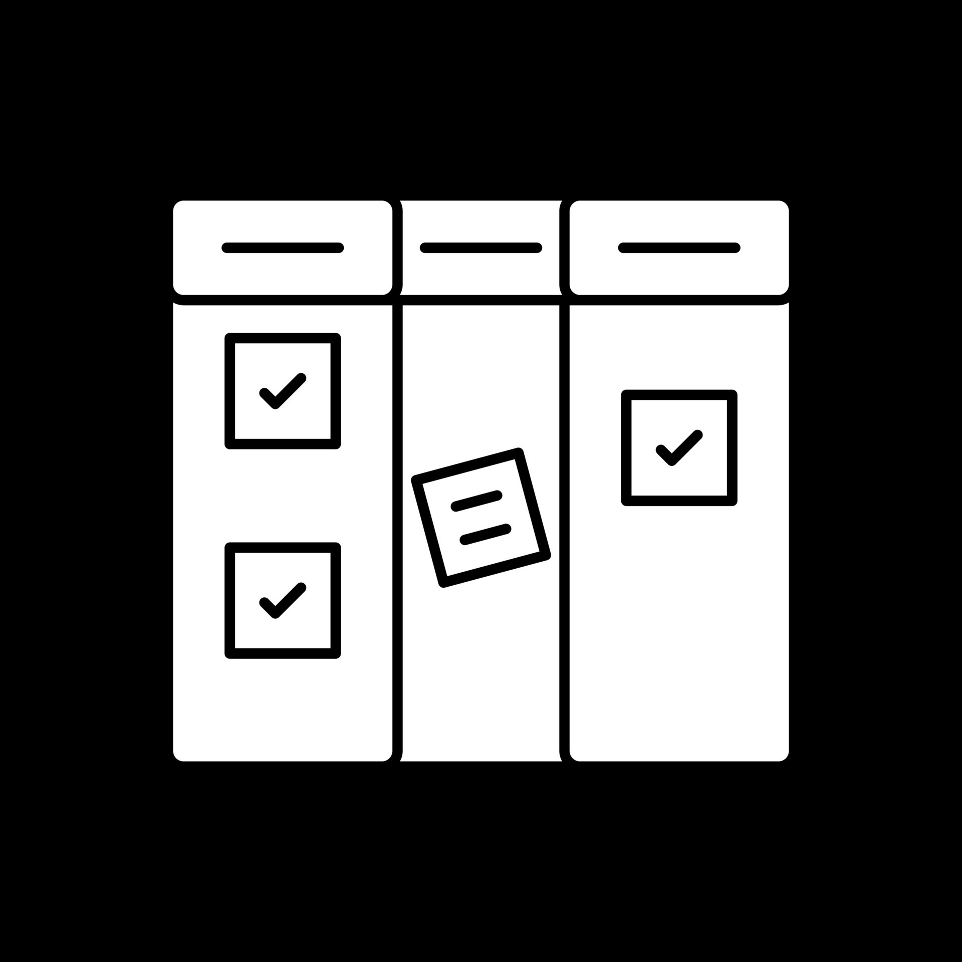Kanban Vector Icon Design 20612915 Vector Art at Vecteezy Kanban Vector Icon Design 20612915 Vector Art at Vecteezy