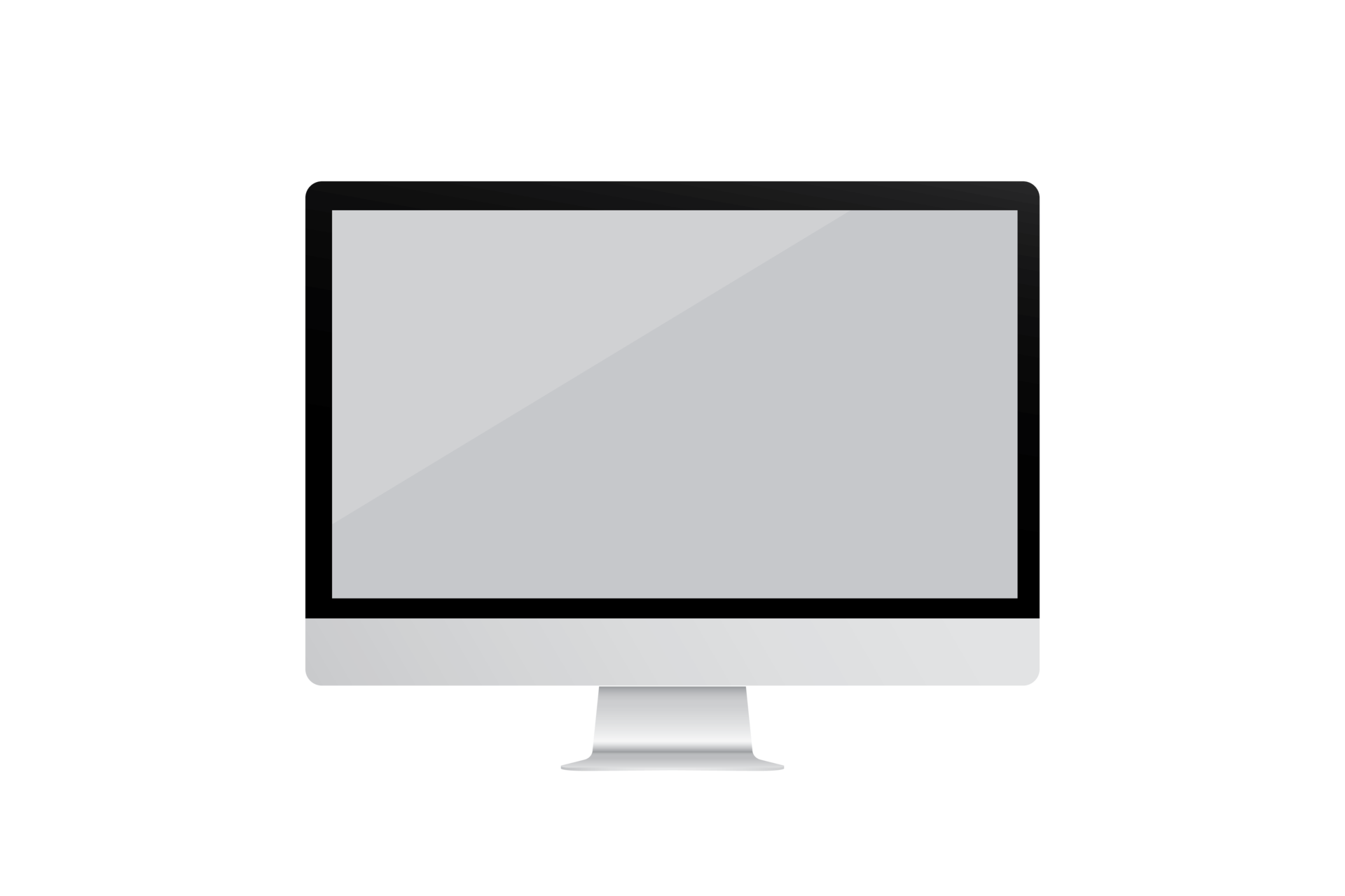 Modern computer with display screen. 20616419 PNG Modern computer with display screen. 20616419 PNG