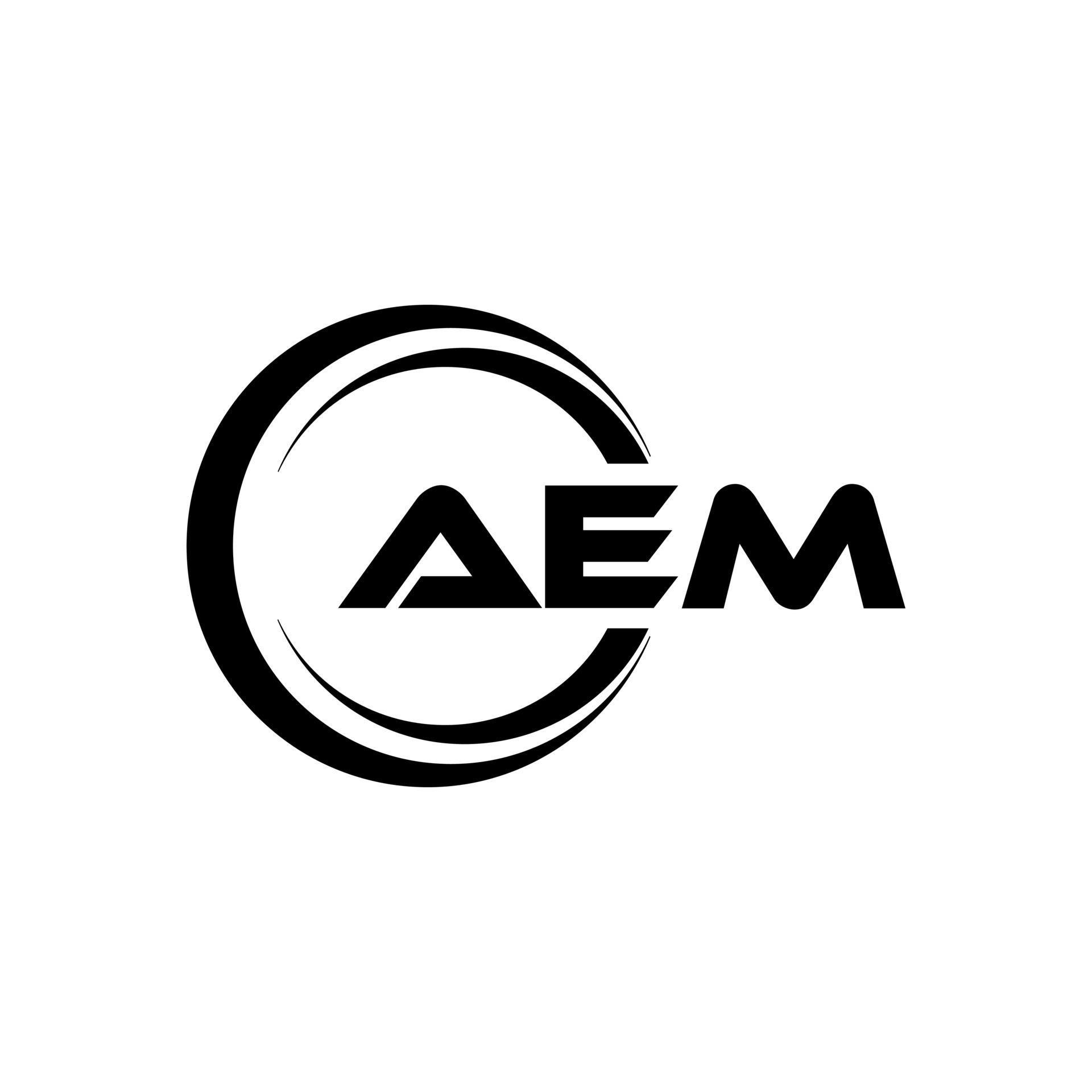 Aem Letter Logo Design In Illustration Vector Logo Calligraphy