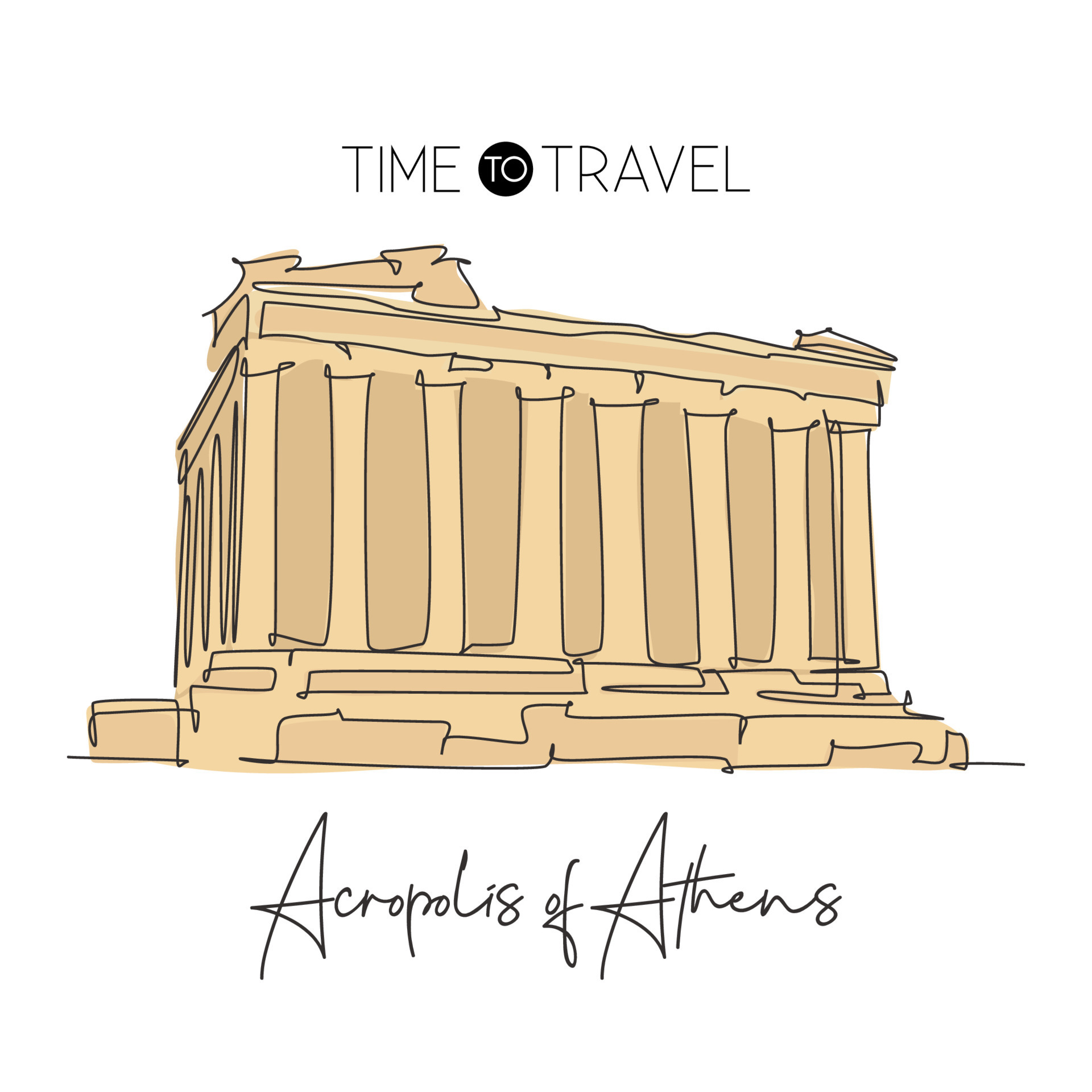 Acropolis Drawing