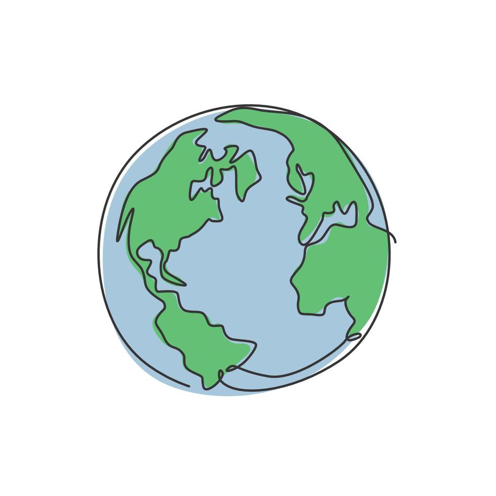how to draw the earth on a sphere
