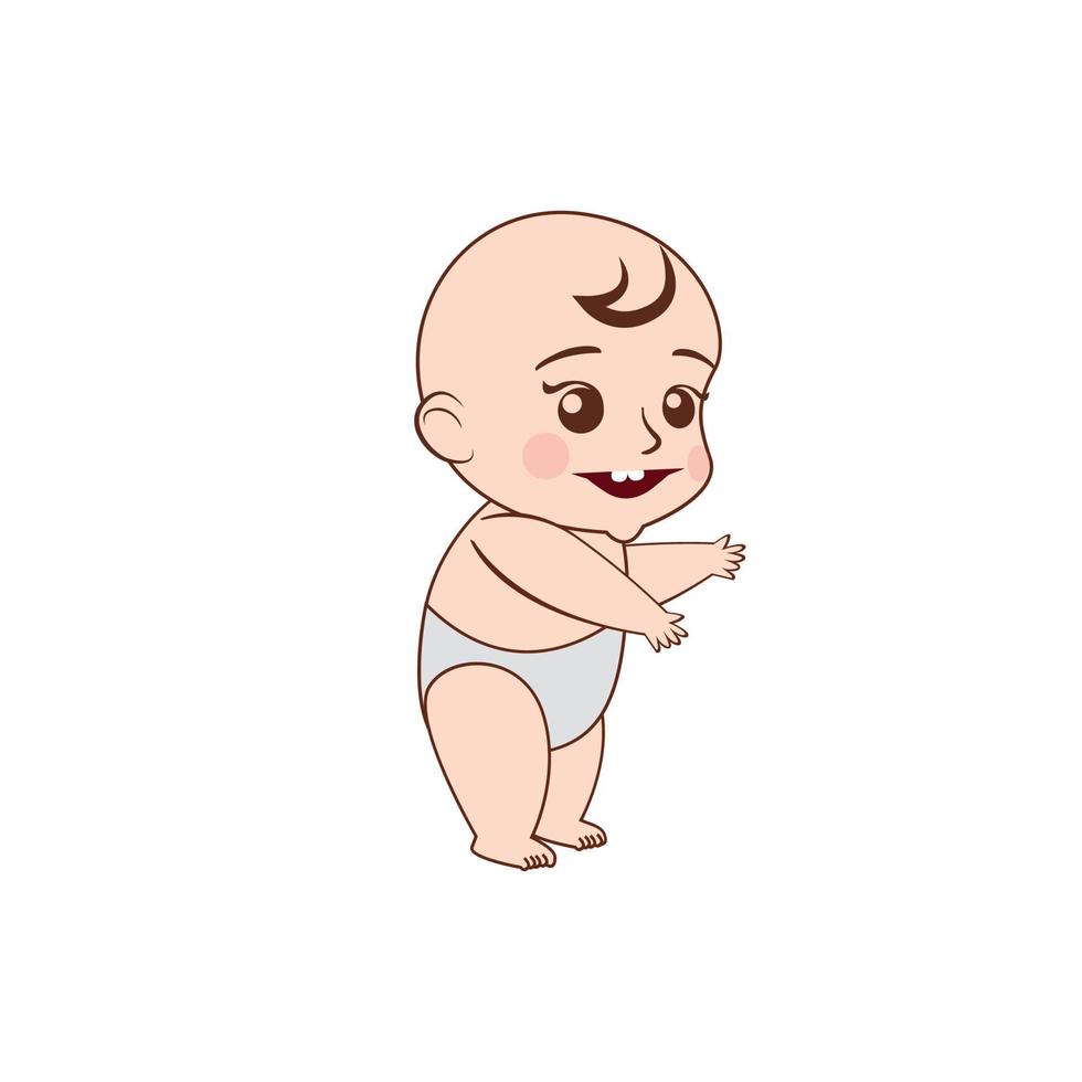 Baby Walking Drawing