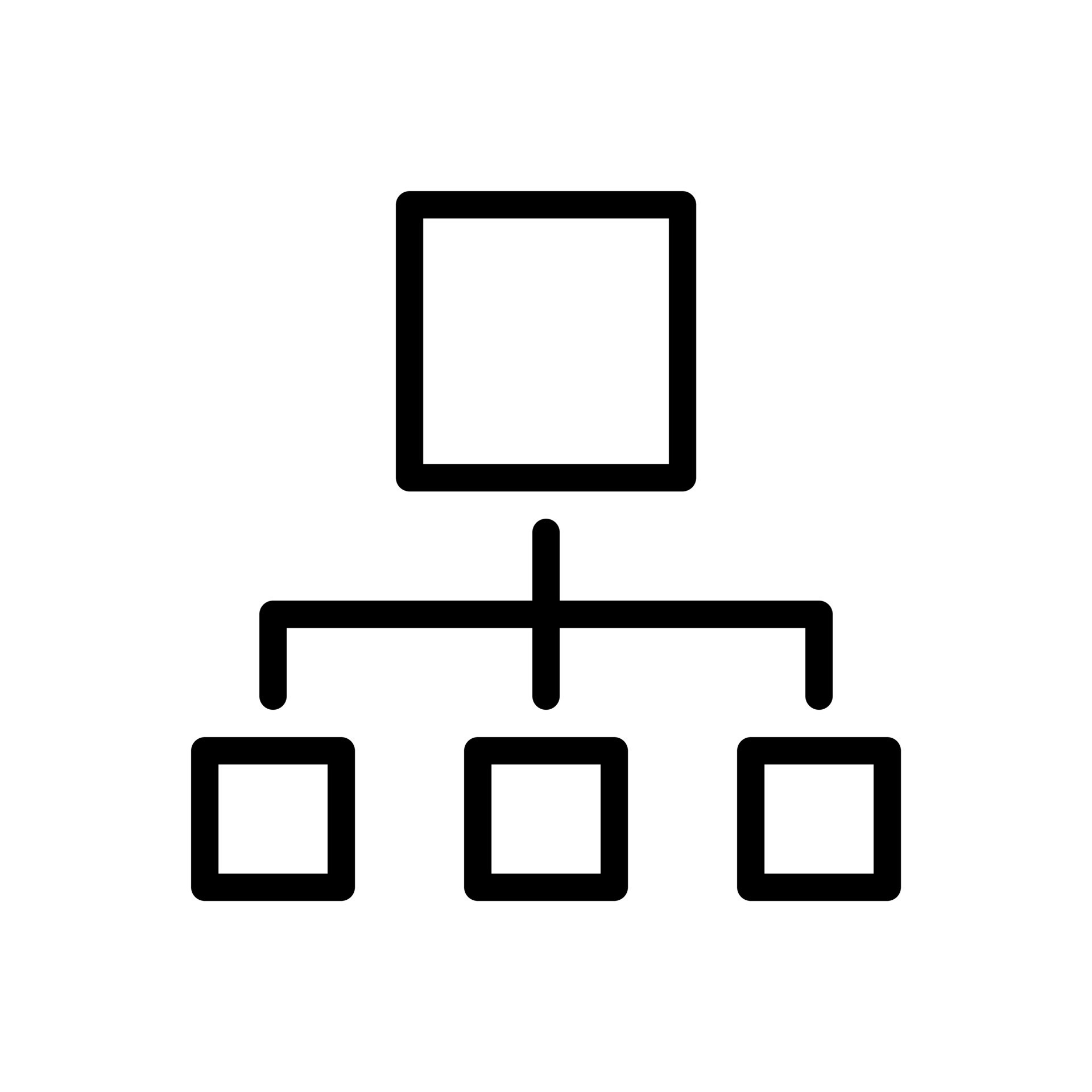 Sitemap Classification Concept Icon In Line Style Design Isolated On White Background Editable