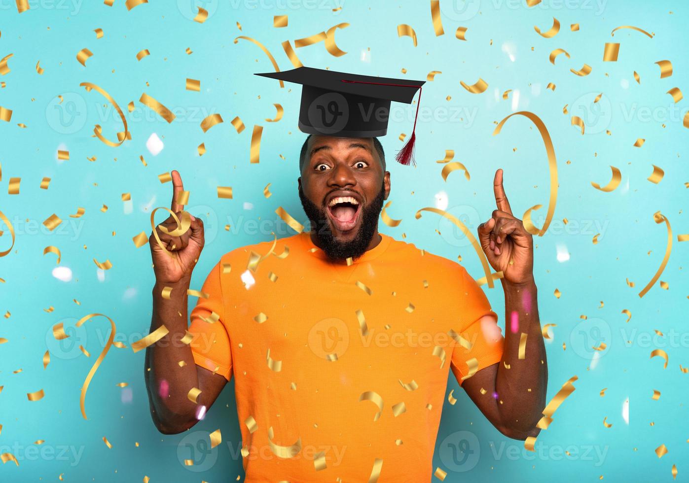 Man Is Happy To Have Achieved Graduation And Success In Studies man-is-happy-to-have-achieved-graduation-and-success-in-studies