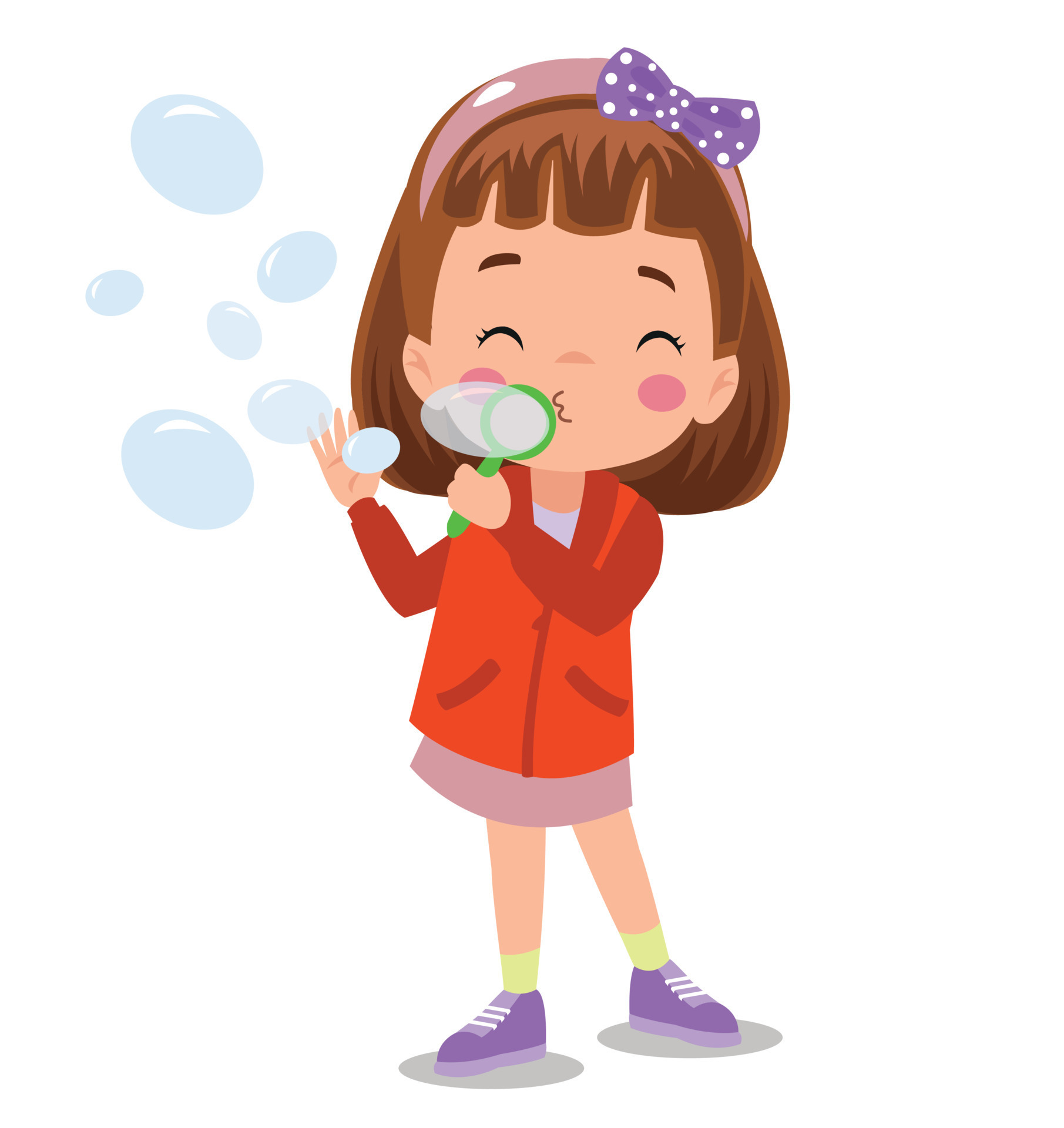 Blowing Bubbles Clip Art