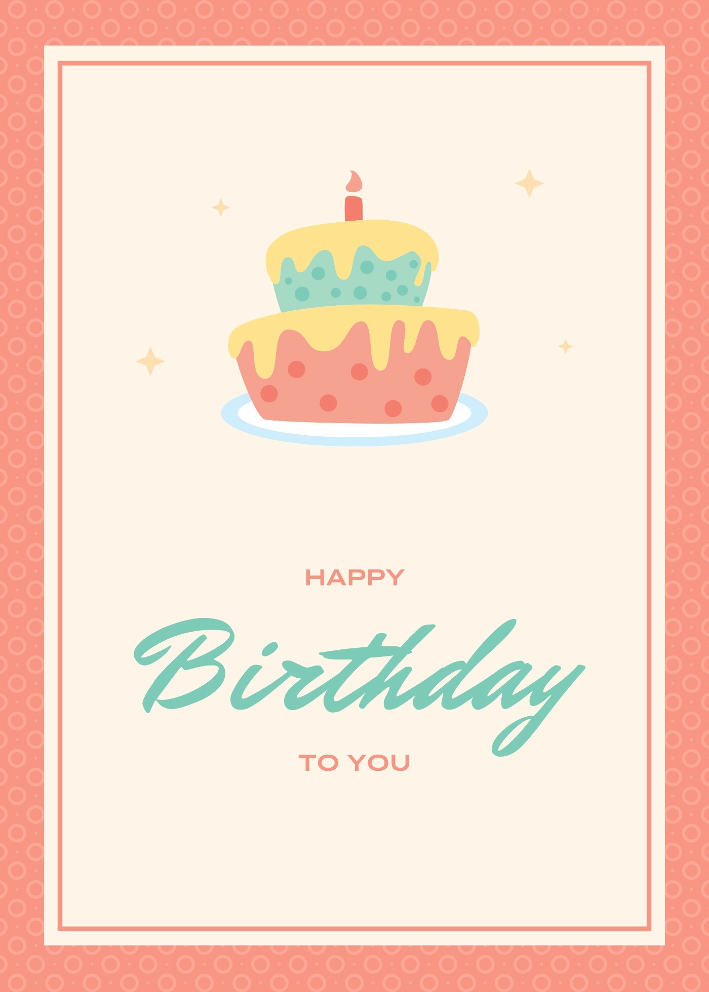 Happy Birthday Greeting Card Template 20631421 Template