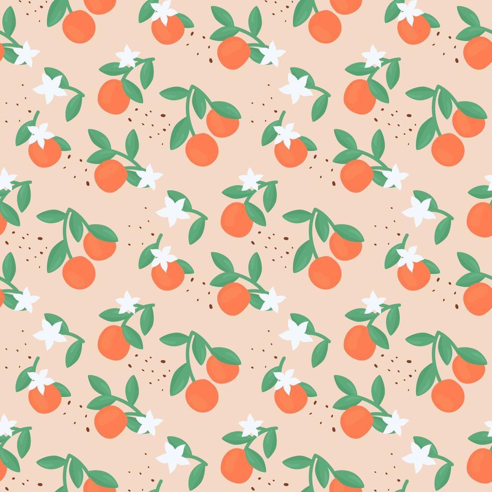 doodle oranges pattern 20637430 Vector Art at Vecteezy